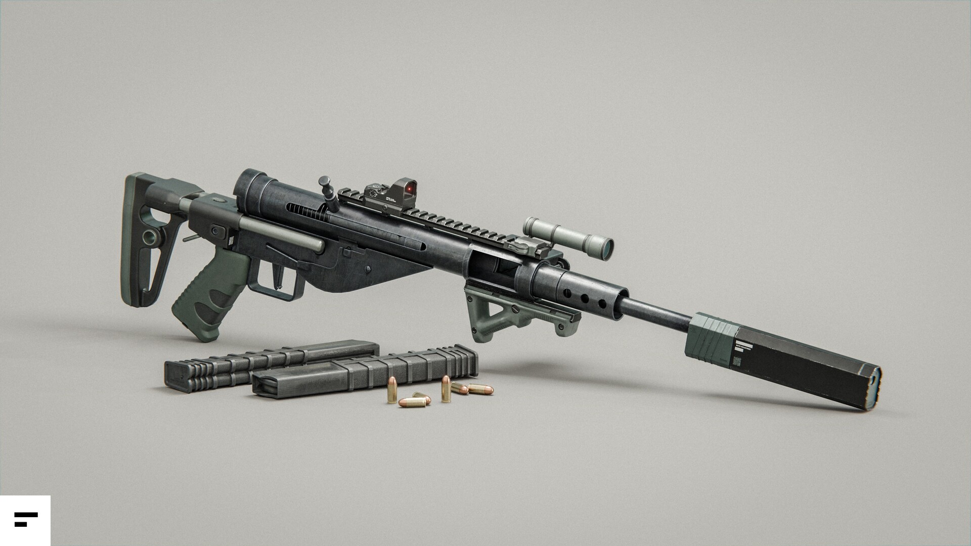 Modern Sten Gun