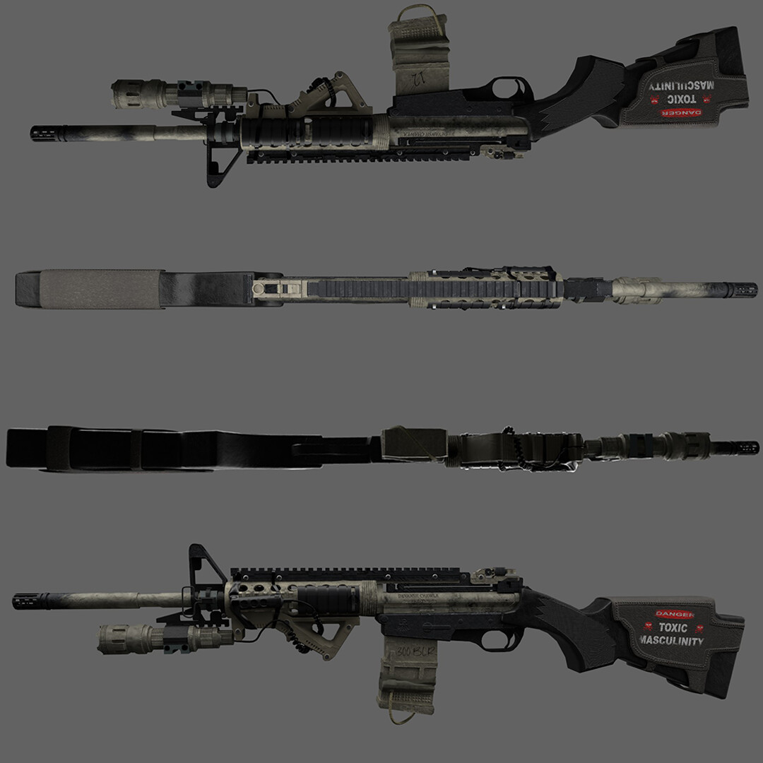 ArtStation - M4 ACOG