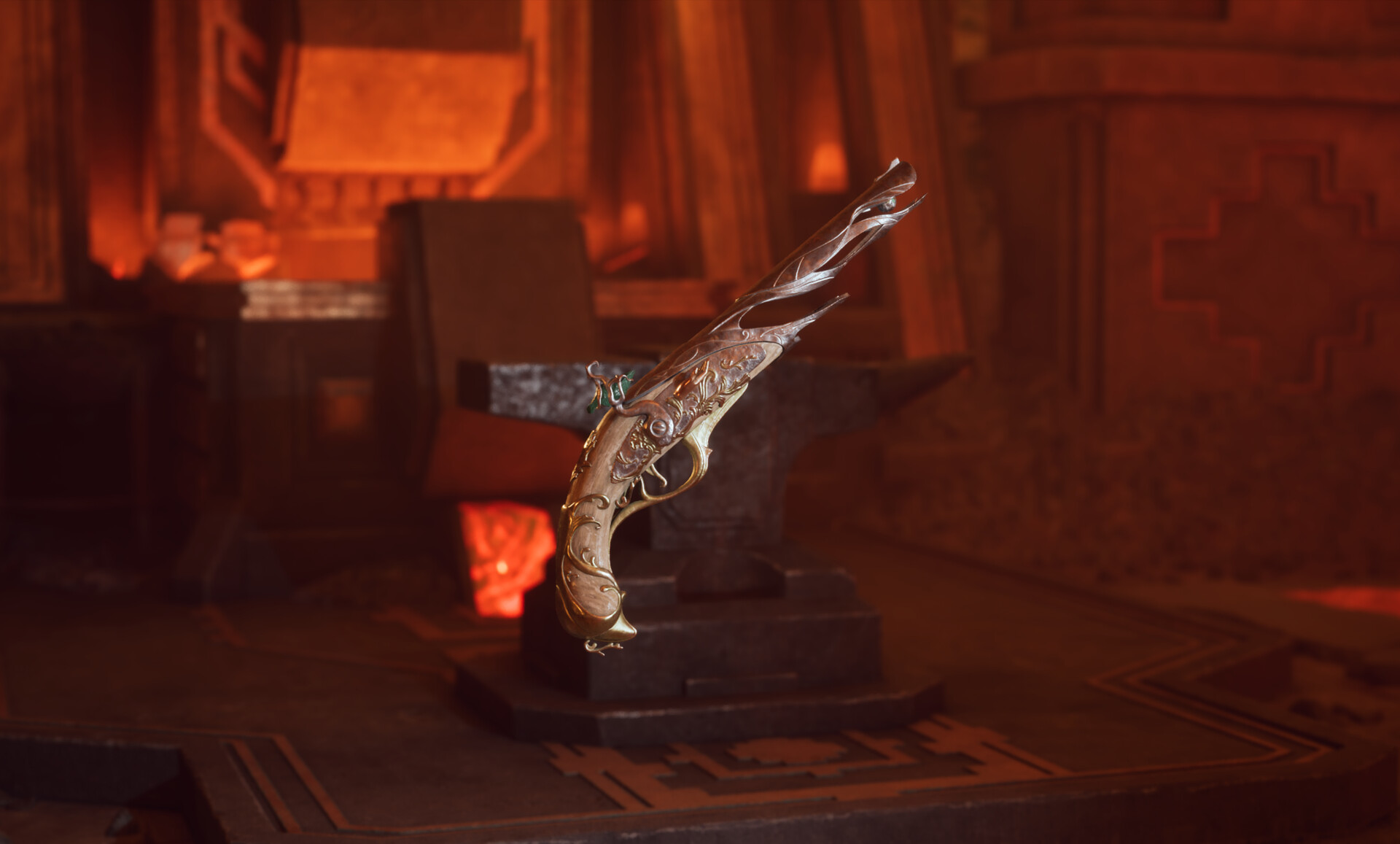 Mitch Aseltine - Avowed - Unique Pistol: Magic Mistol Concept