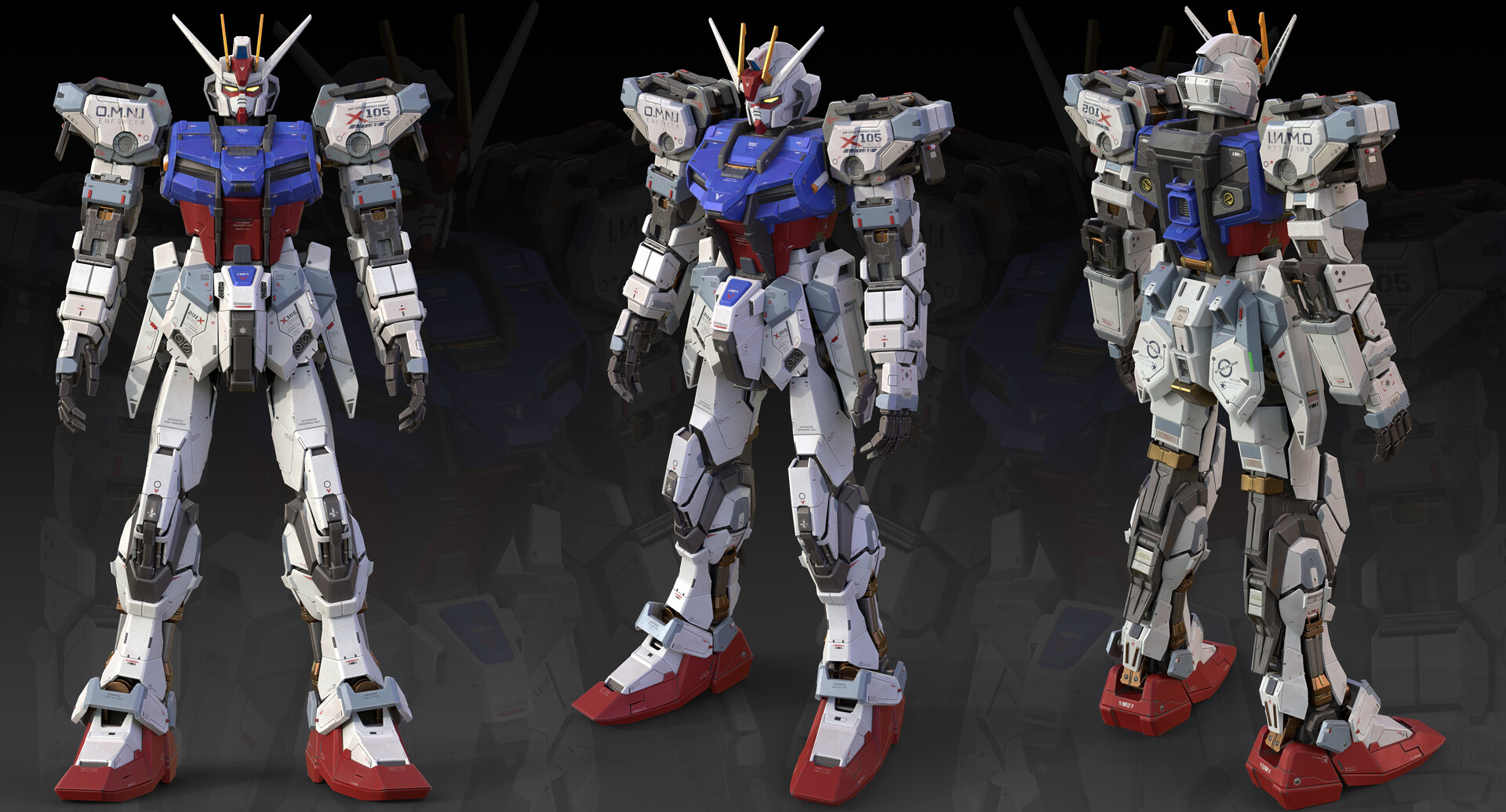ArtStation - Strike Gundam