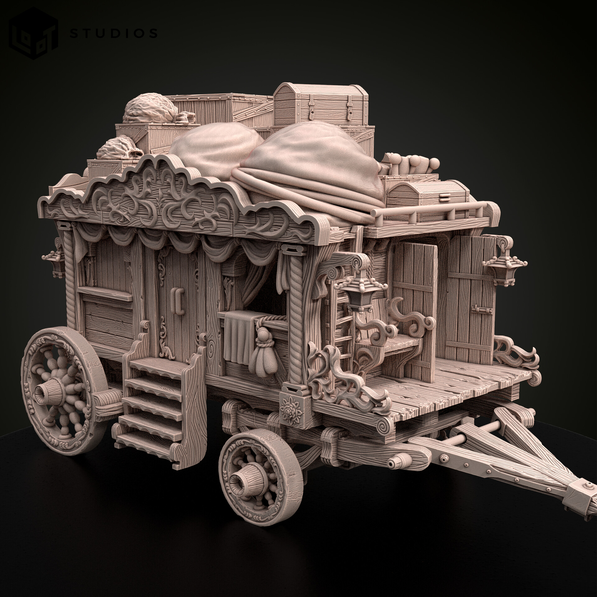 ArtStation - Carnival of Lust - Carnival Wagon