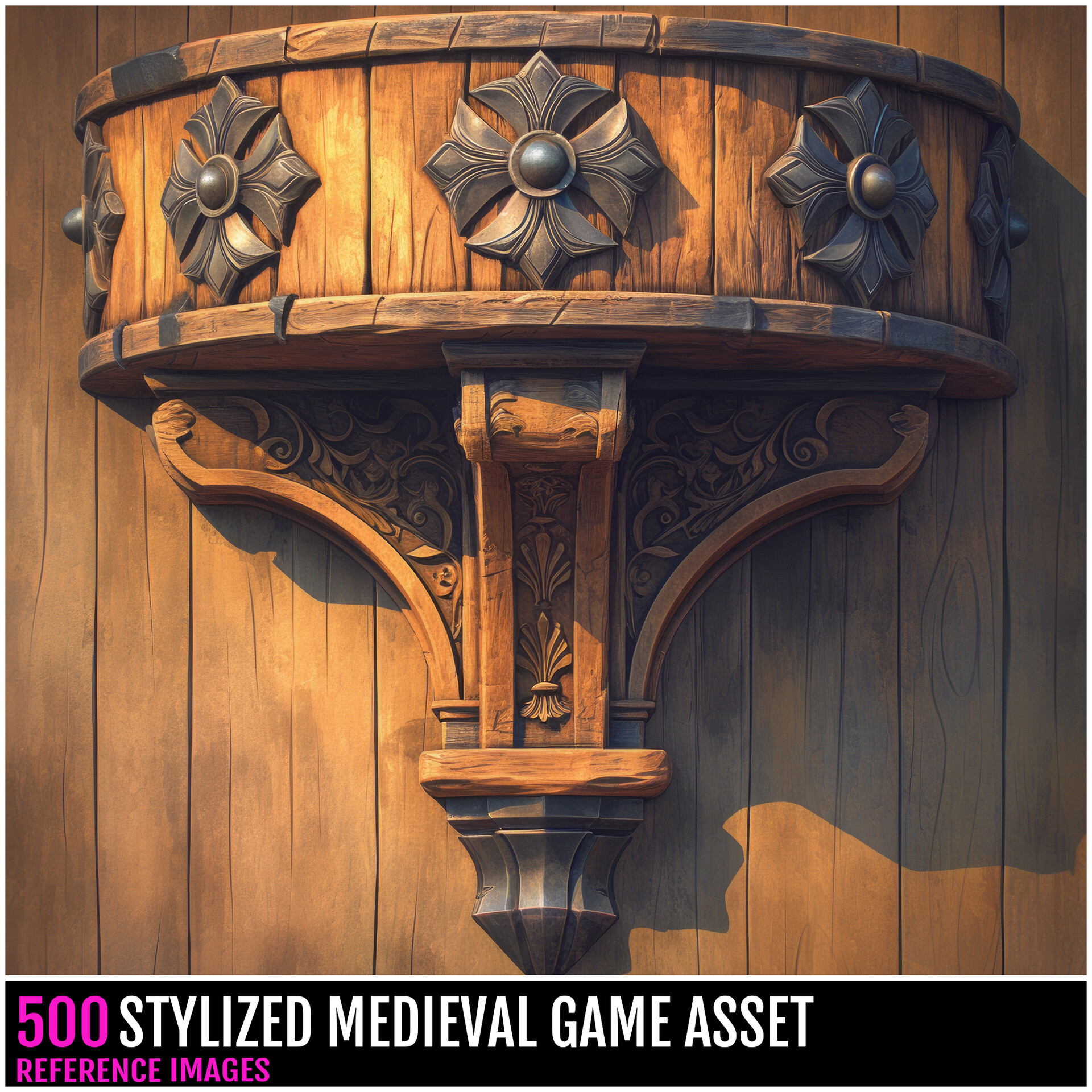 ArtStation - 500 STYLIZED MEDIEVAL GAME ASSET