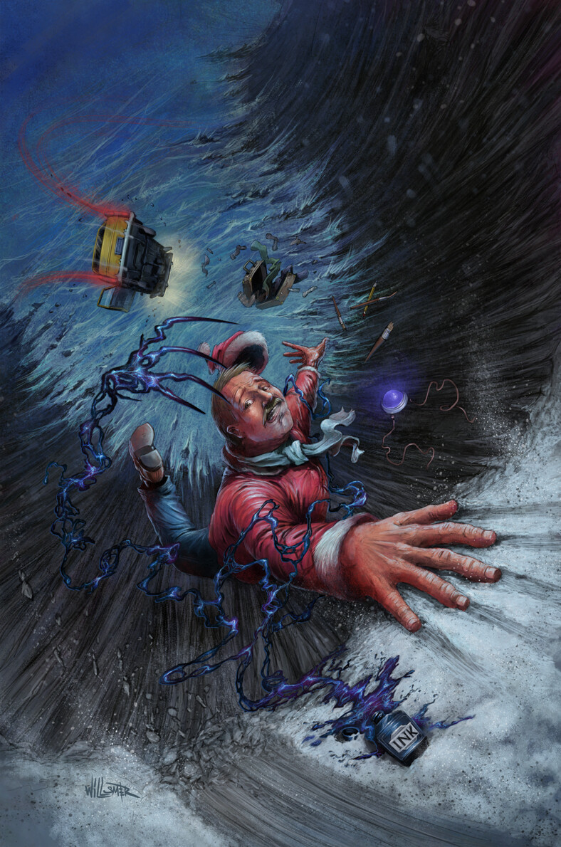 ArtStation - 'Silence' comic cover for Afterlight comics