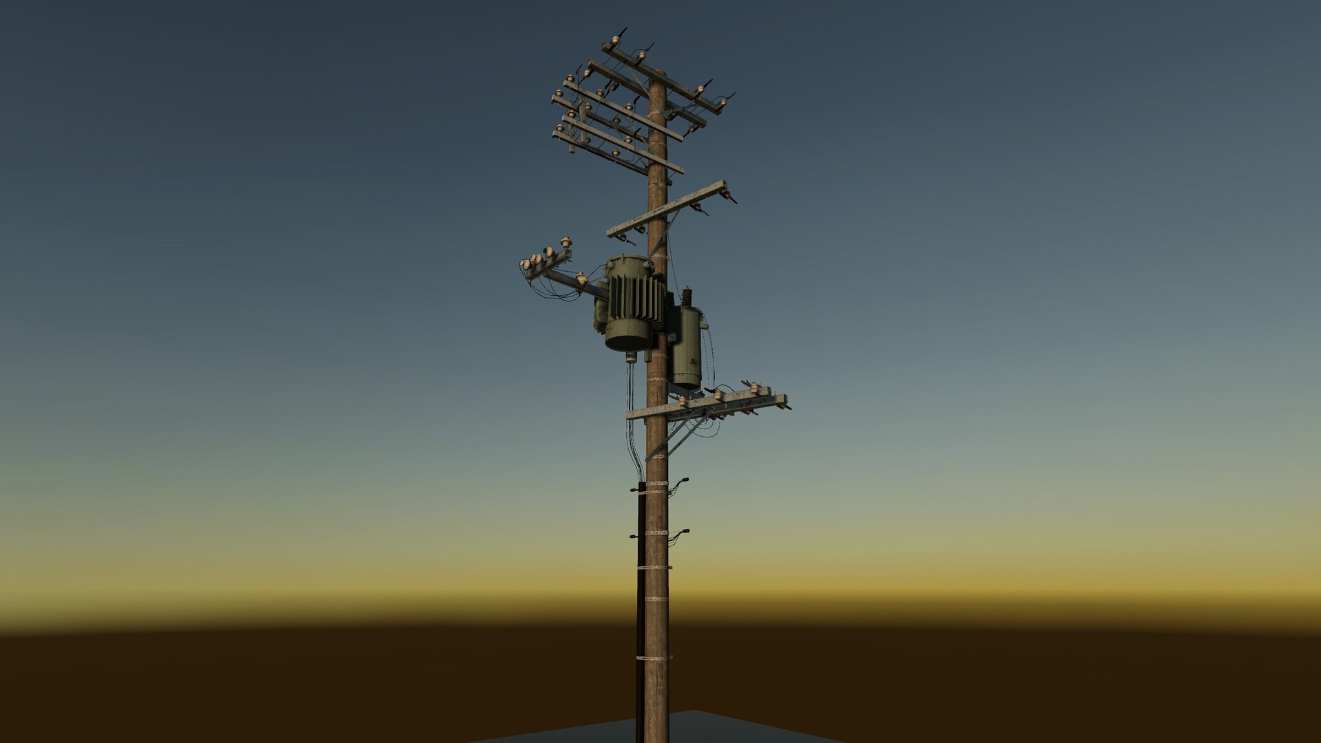Sándor Bálint Bátori - Japanese Urban Utility Pole – Modular 3D Asset