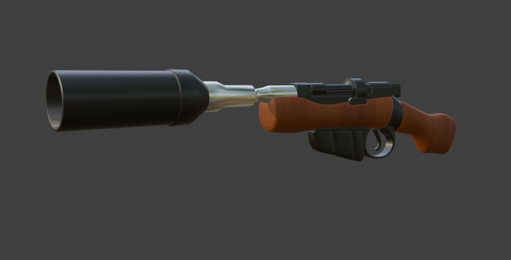 A2 - Jawa Blaster (Game ready And Textured)