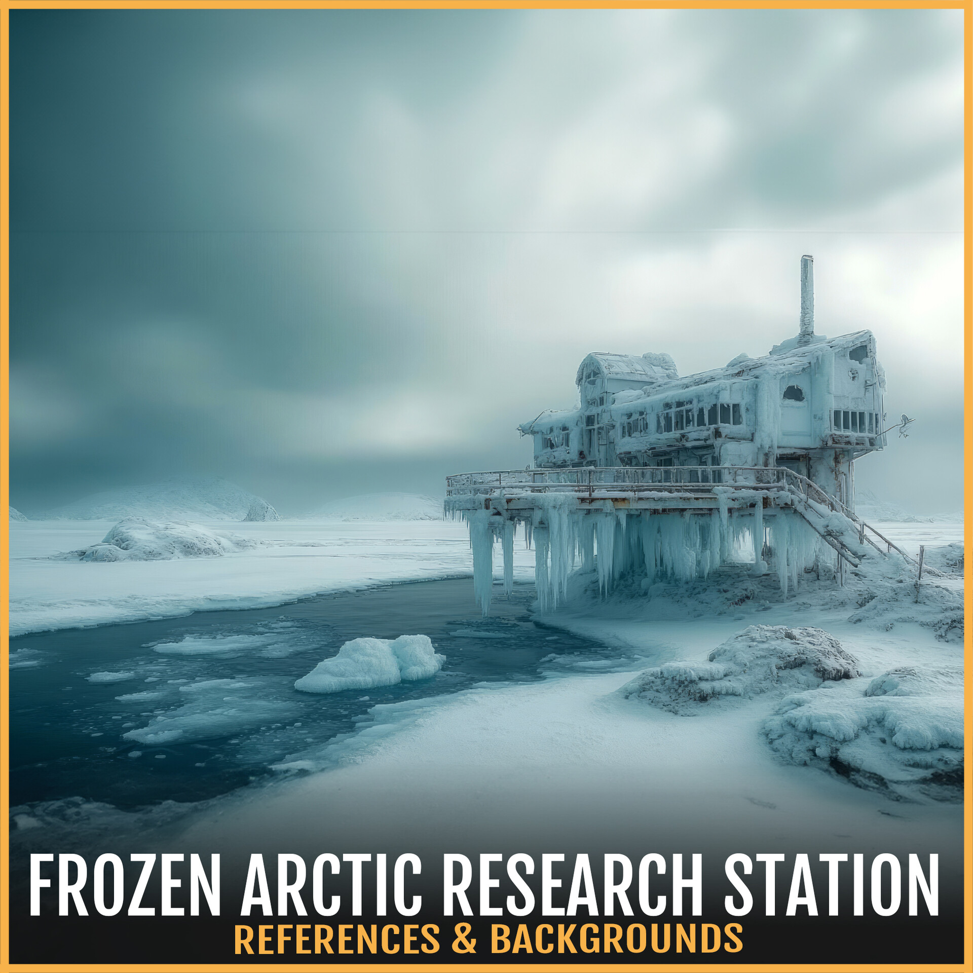 ArtStation - 505 Frozen Arctic Research Station