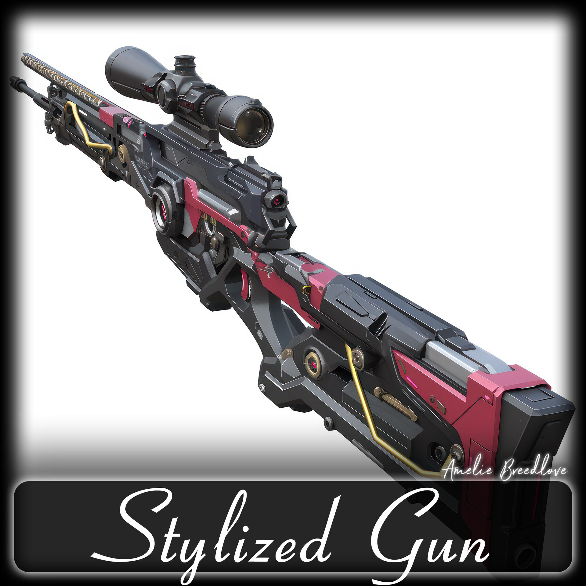 ArtStation - 200 Stylized Gun Reference Pack | 4K | v.9