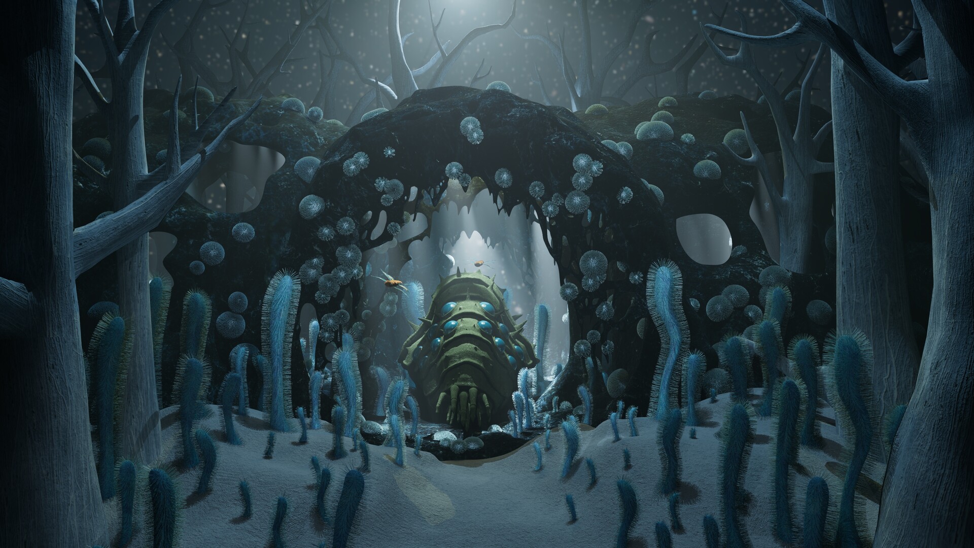 ArtStation - Cave in the Toxic Forest