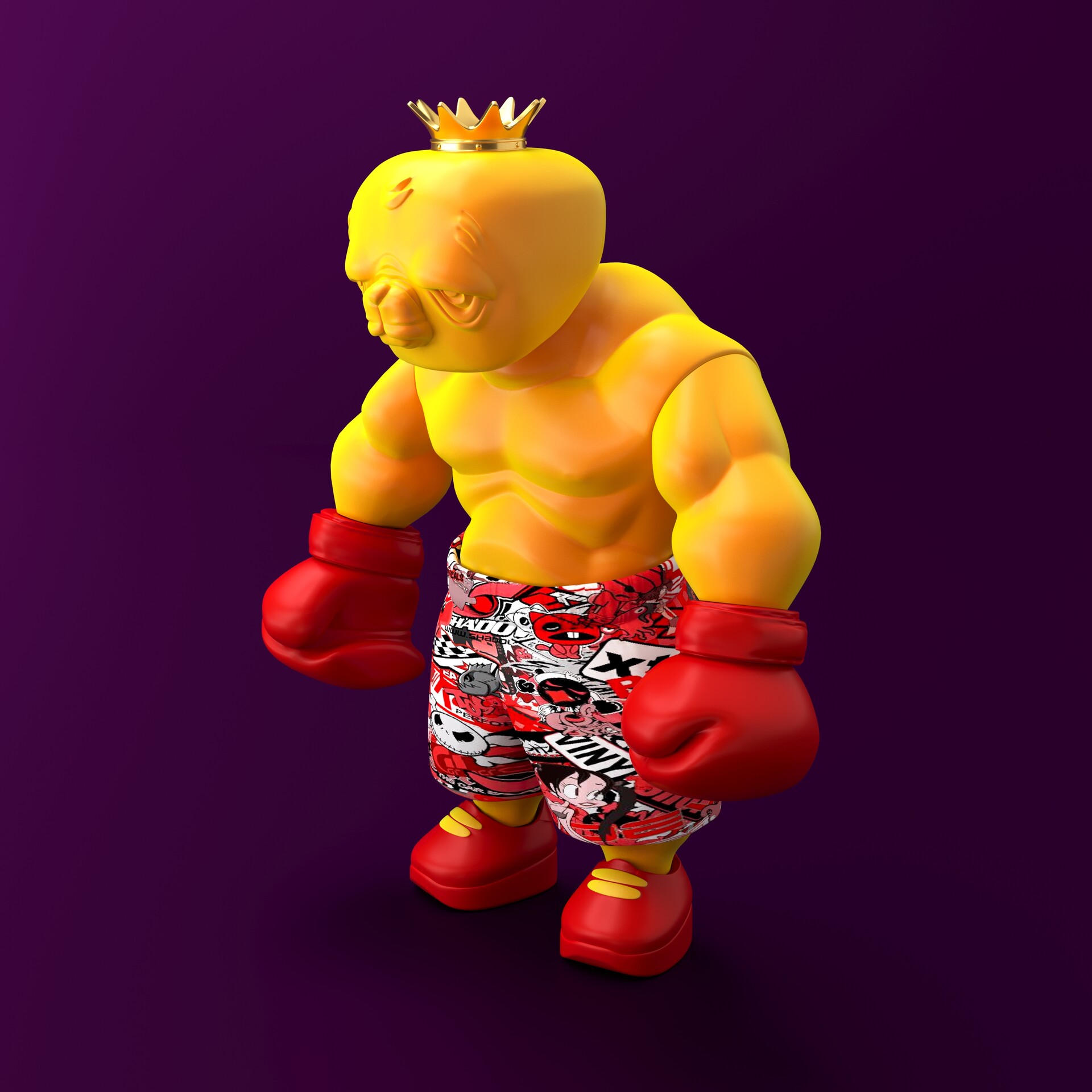 ArtStation - Bear Campion Boxing