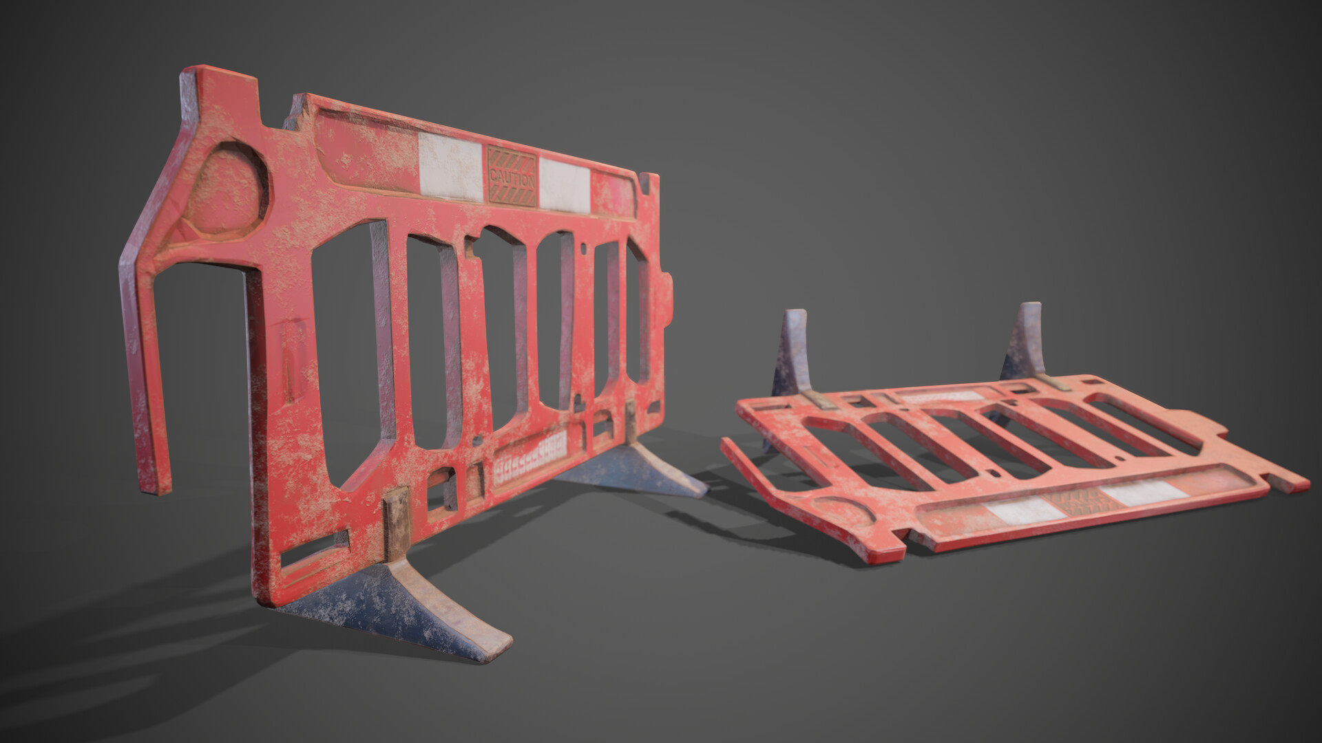 ArtStation - Construction Barrier Prop