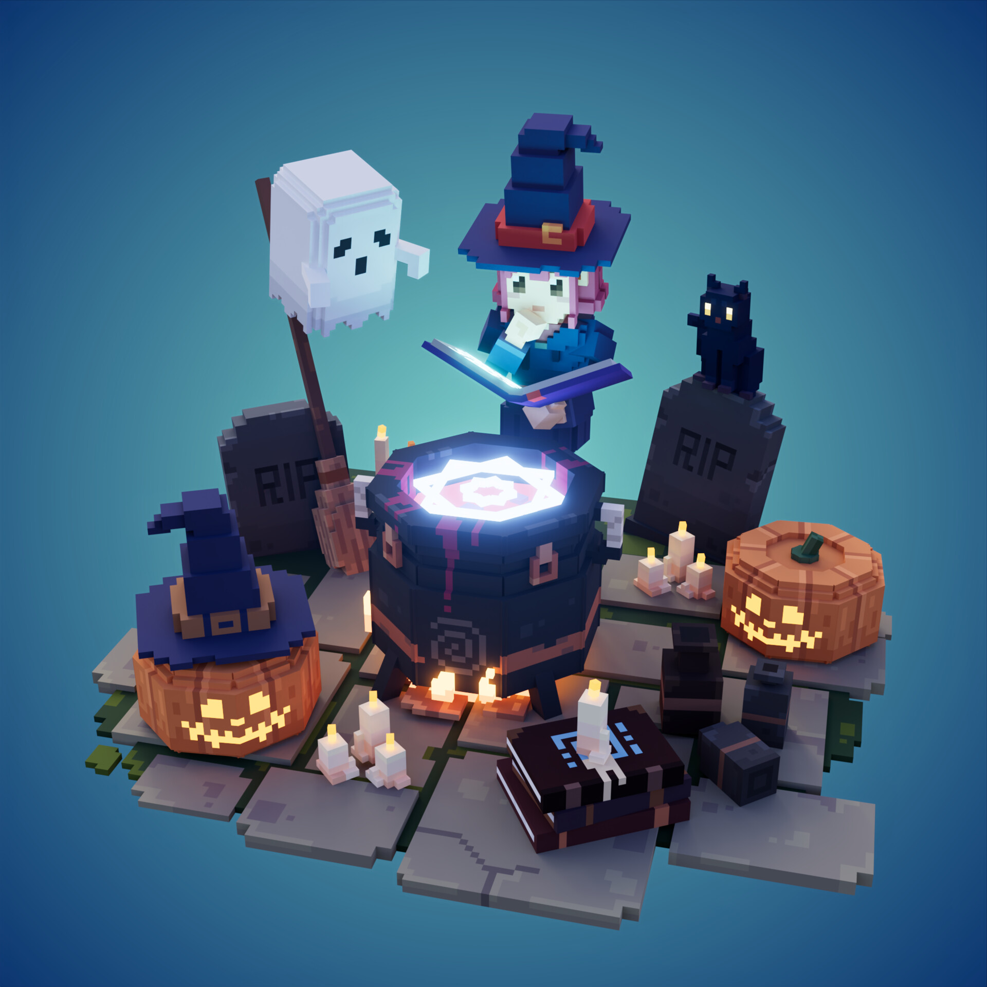 ArtStation - Voxel fantasy props