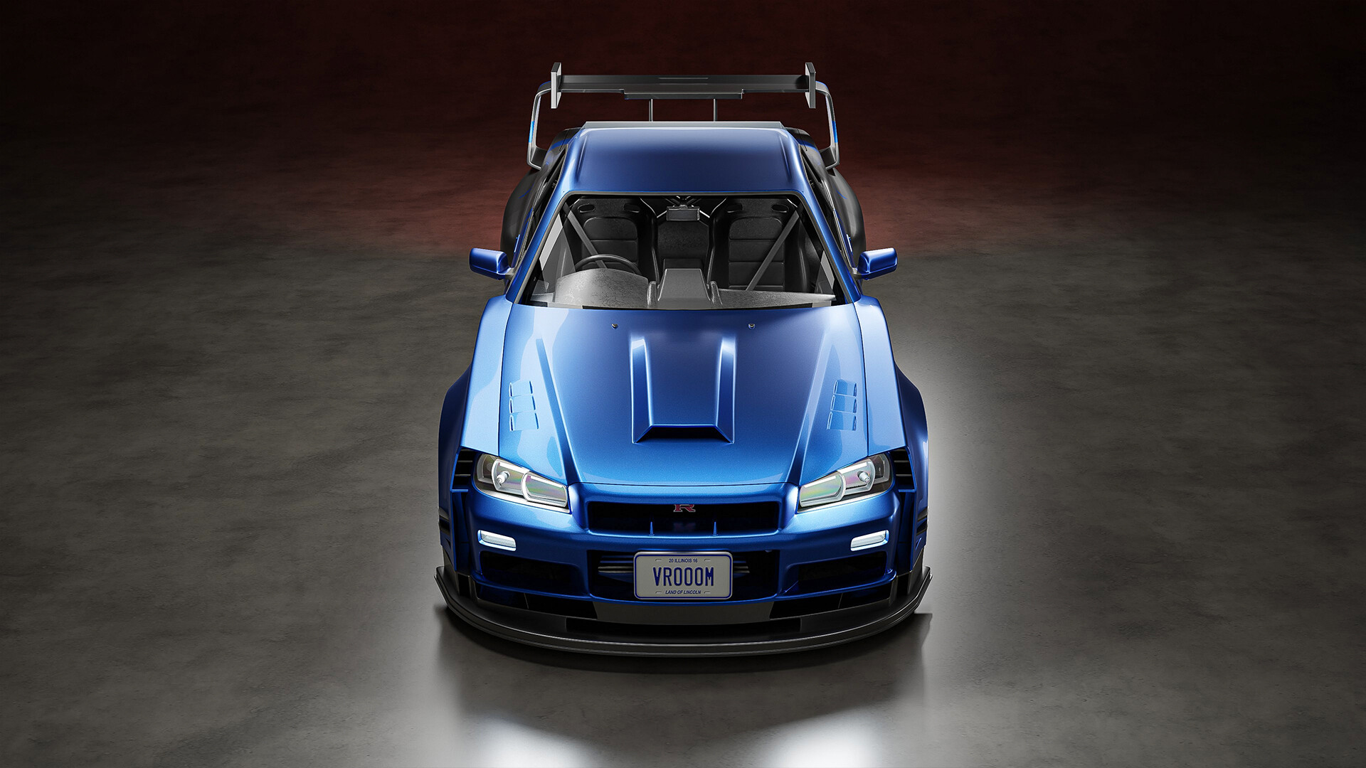 ArtStation - Nissan GTR Skyline
