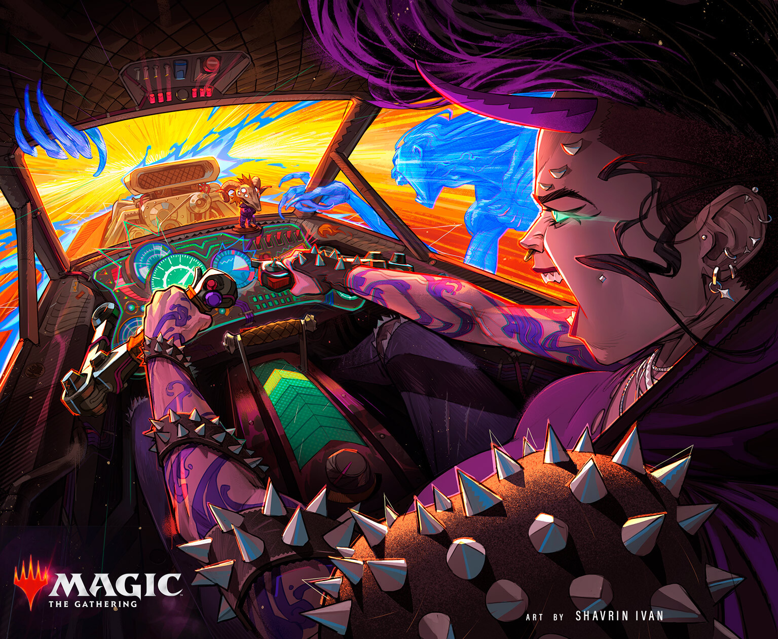 ArtStation - MTGAetherdrift magic the gathering Shavrin