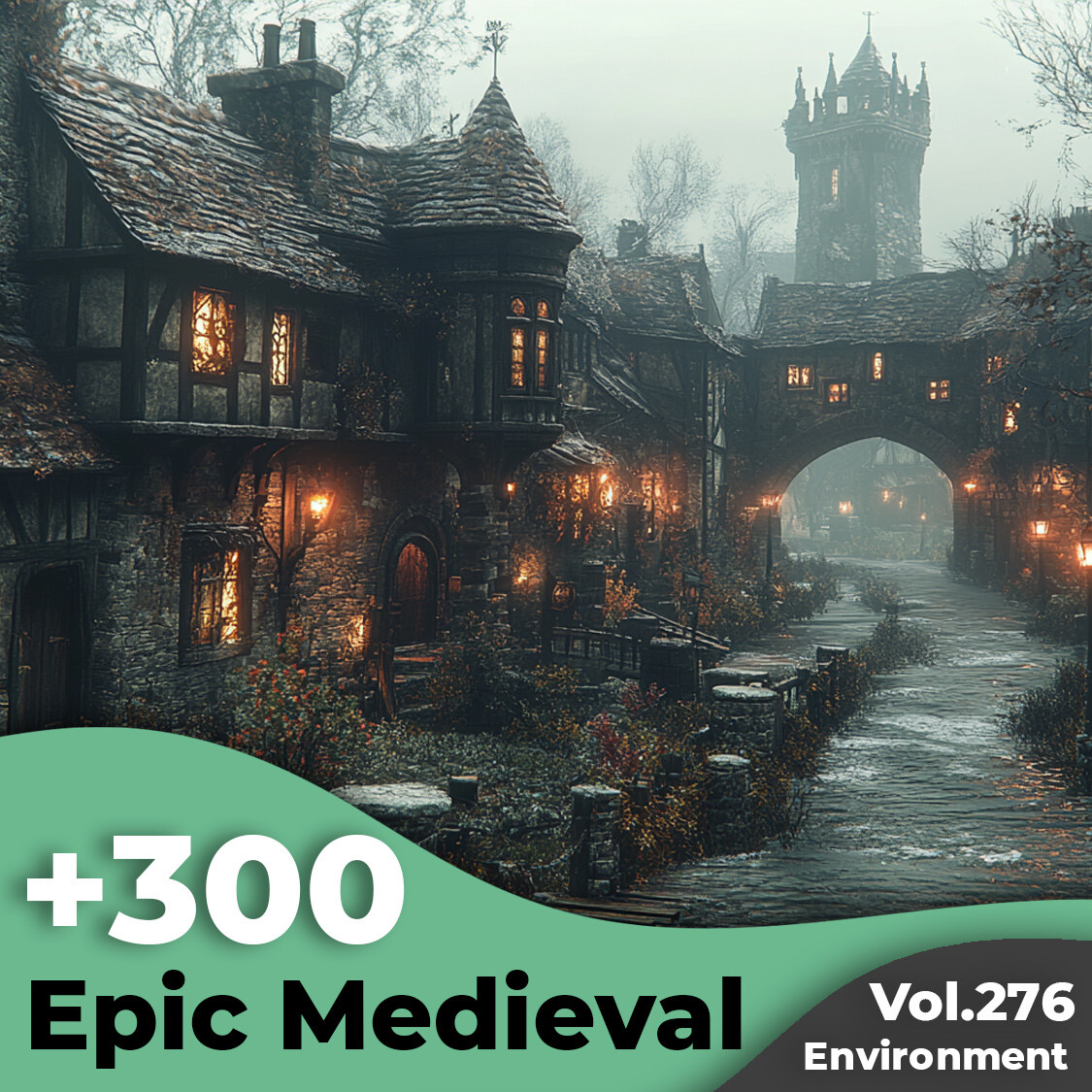 Concept Art - +300 Epic Medieval Environment Concept (4k)