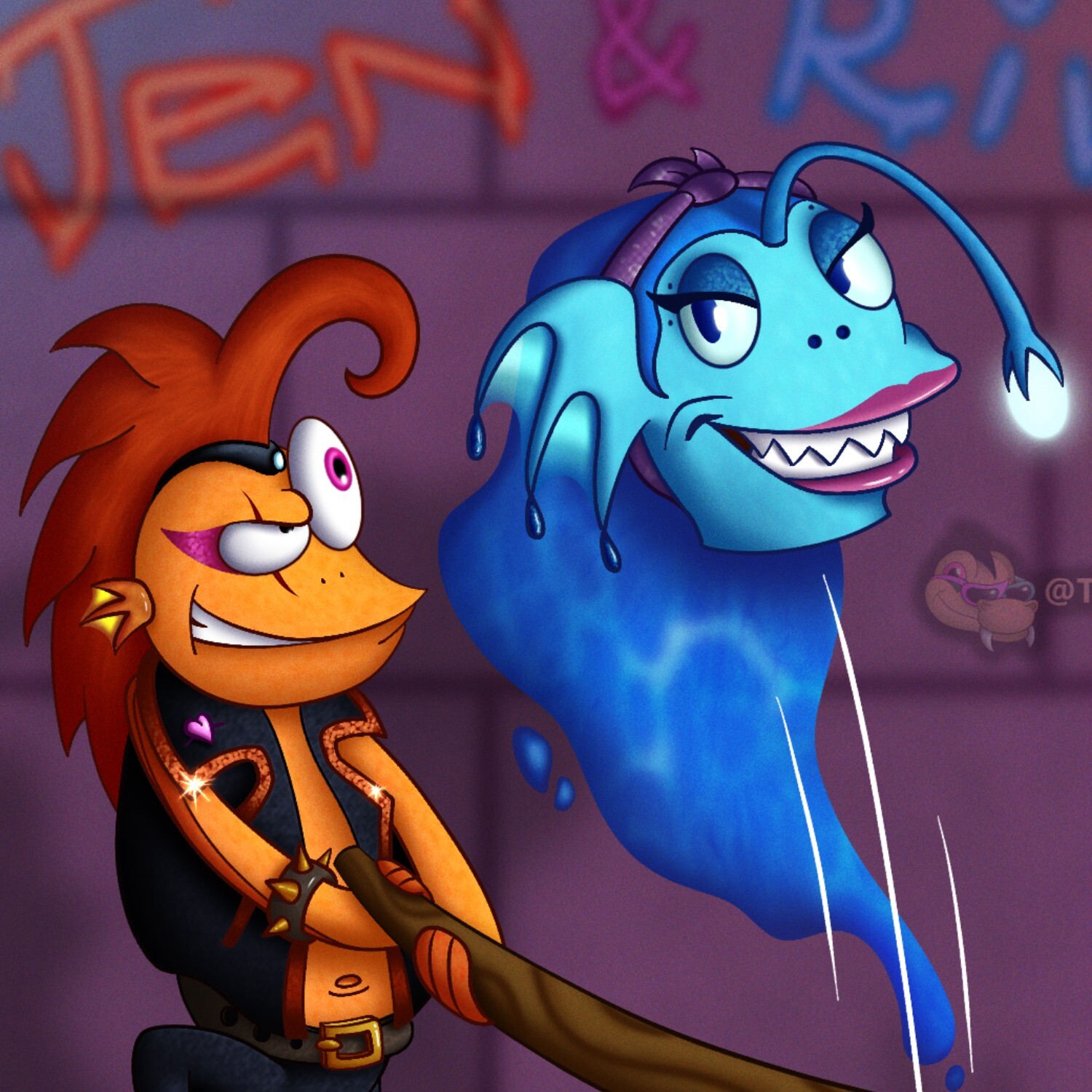 ArtStation - Jen And River (Beef Zine Submission)