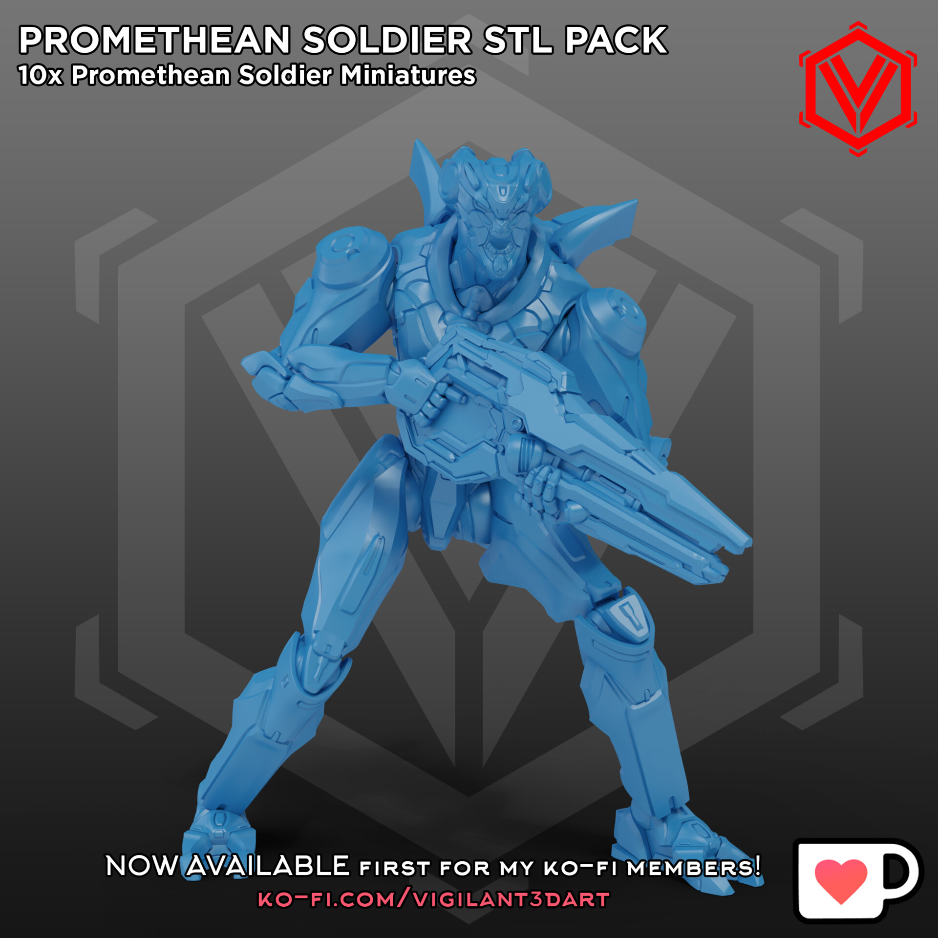 ArtStation - Promethean Soldiers - Halo Miniature Fan Project