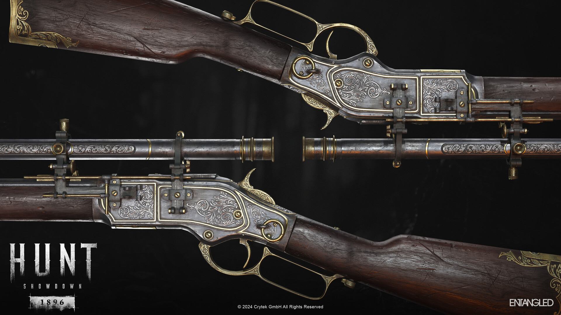 ENTANGLED Studio - Weapon 3D Models for Hunt: Showdown