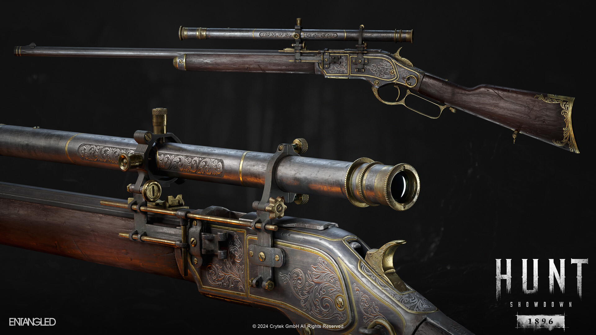 ENTANGLED Studio - Weapon 3D Models for Hunt: Showdown