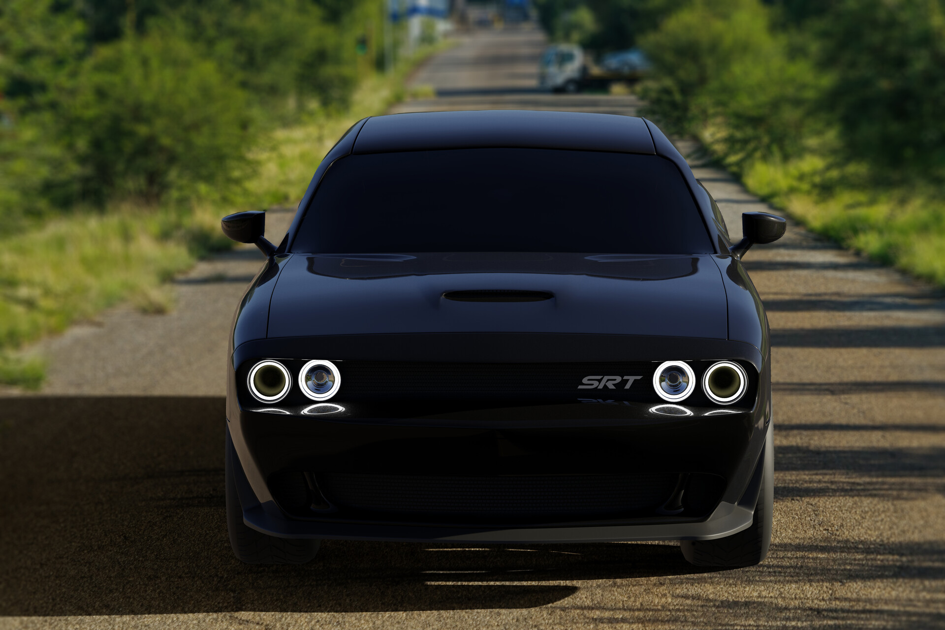 ArtStation - Project: Dodge challenger
