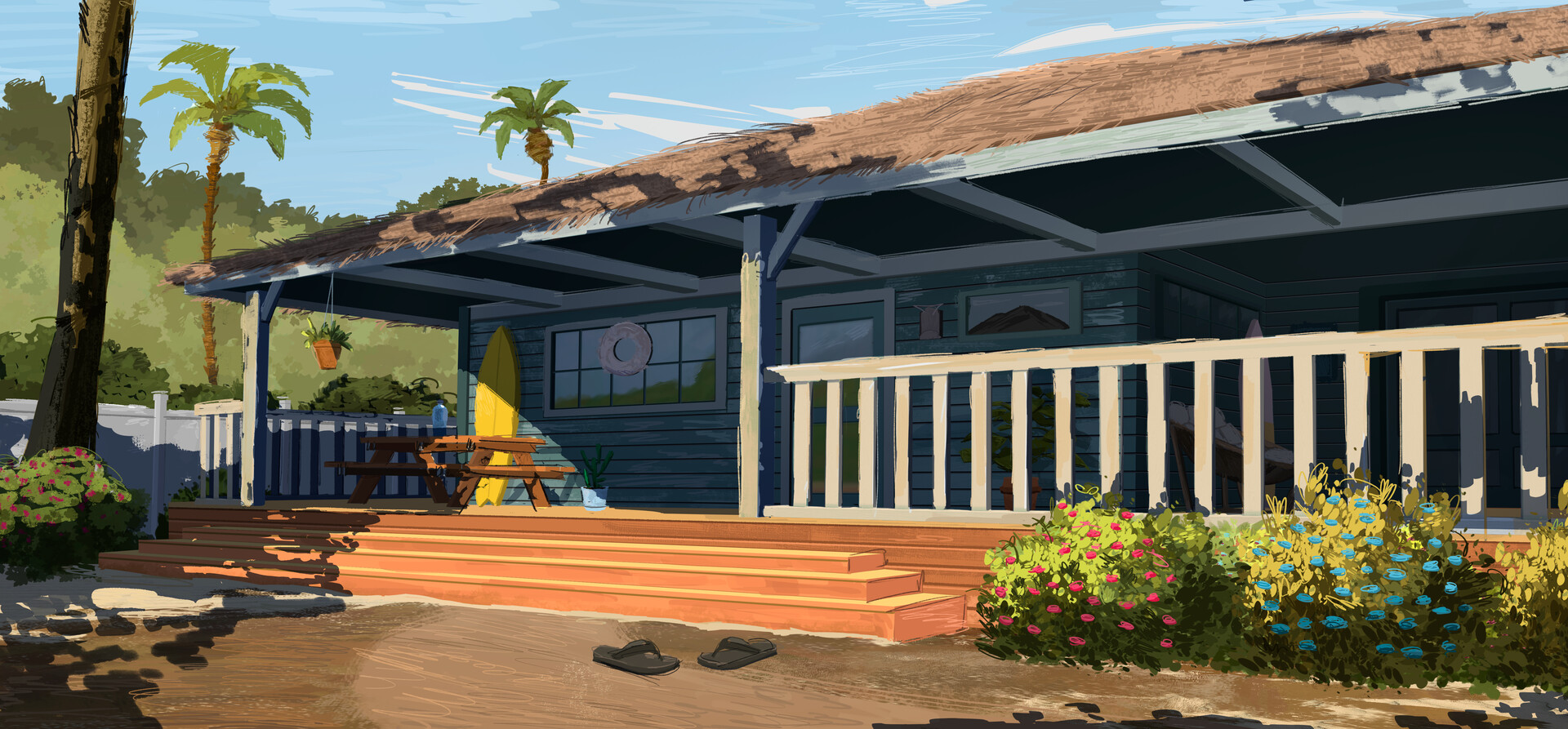 ArtStation - Surfers house