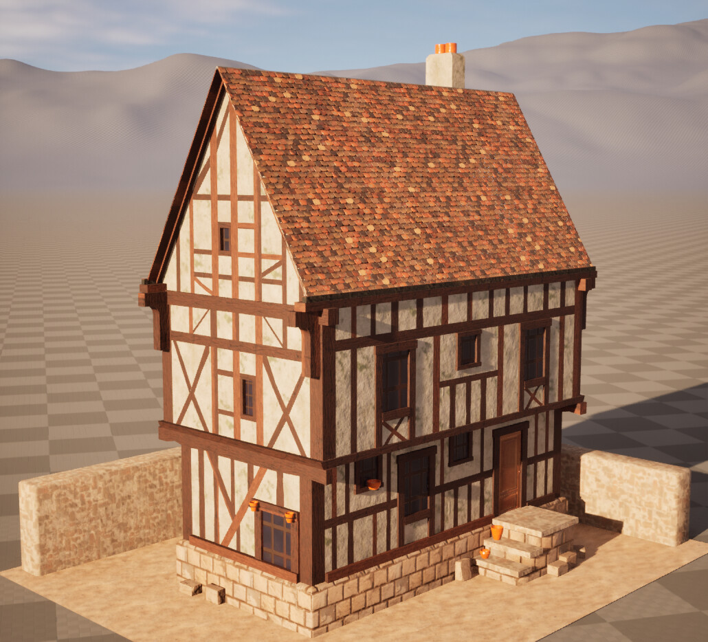 ArtStation - Medieval House