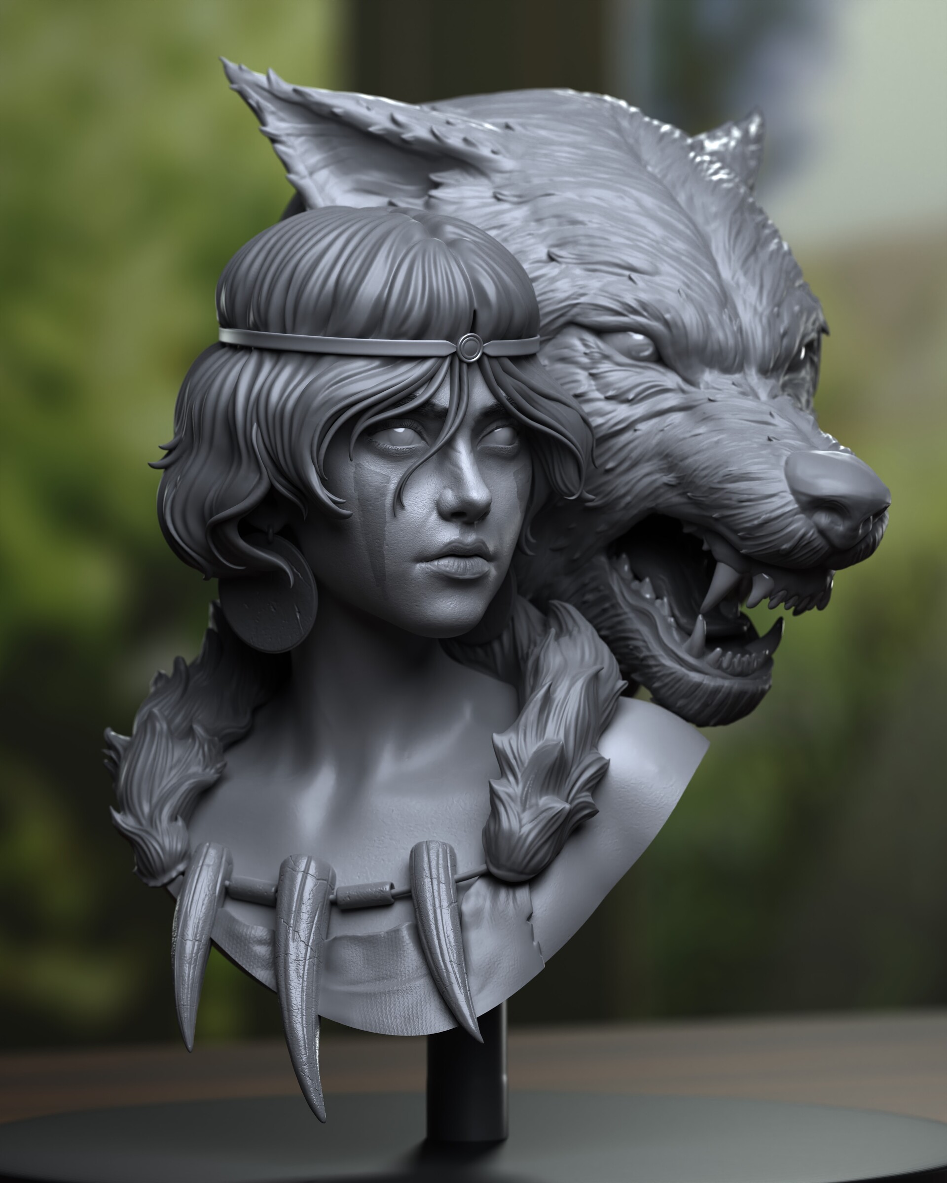 ArtStation - Princess Mononoke