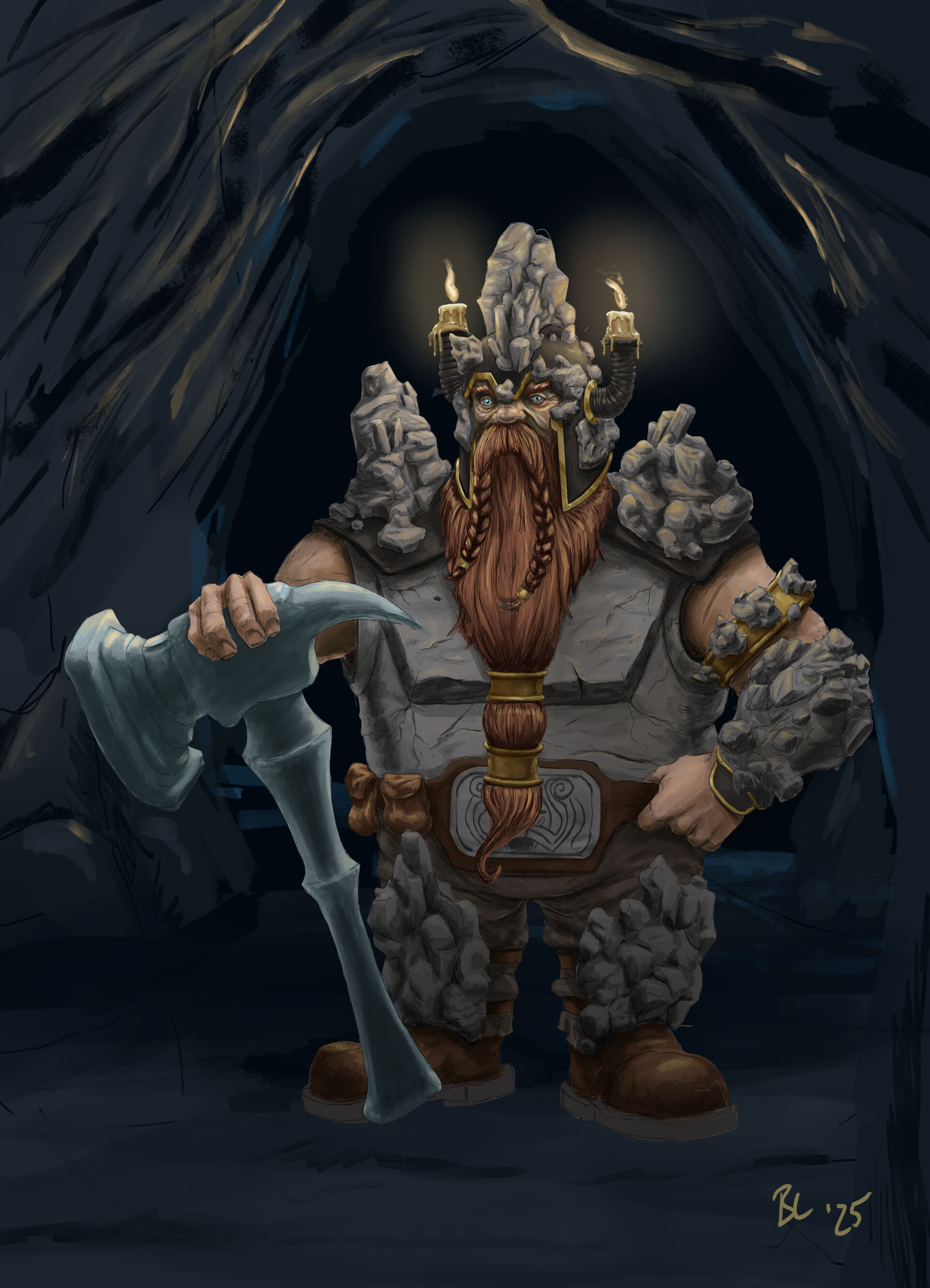 ArtStation - Tundorli- Druid dwarf