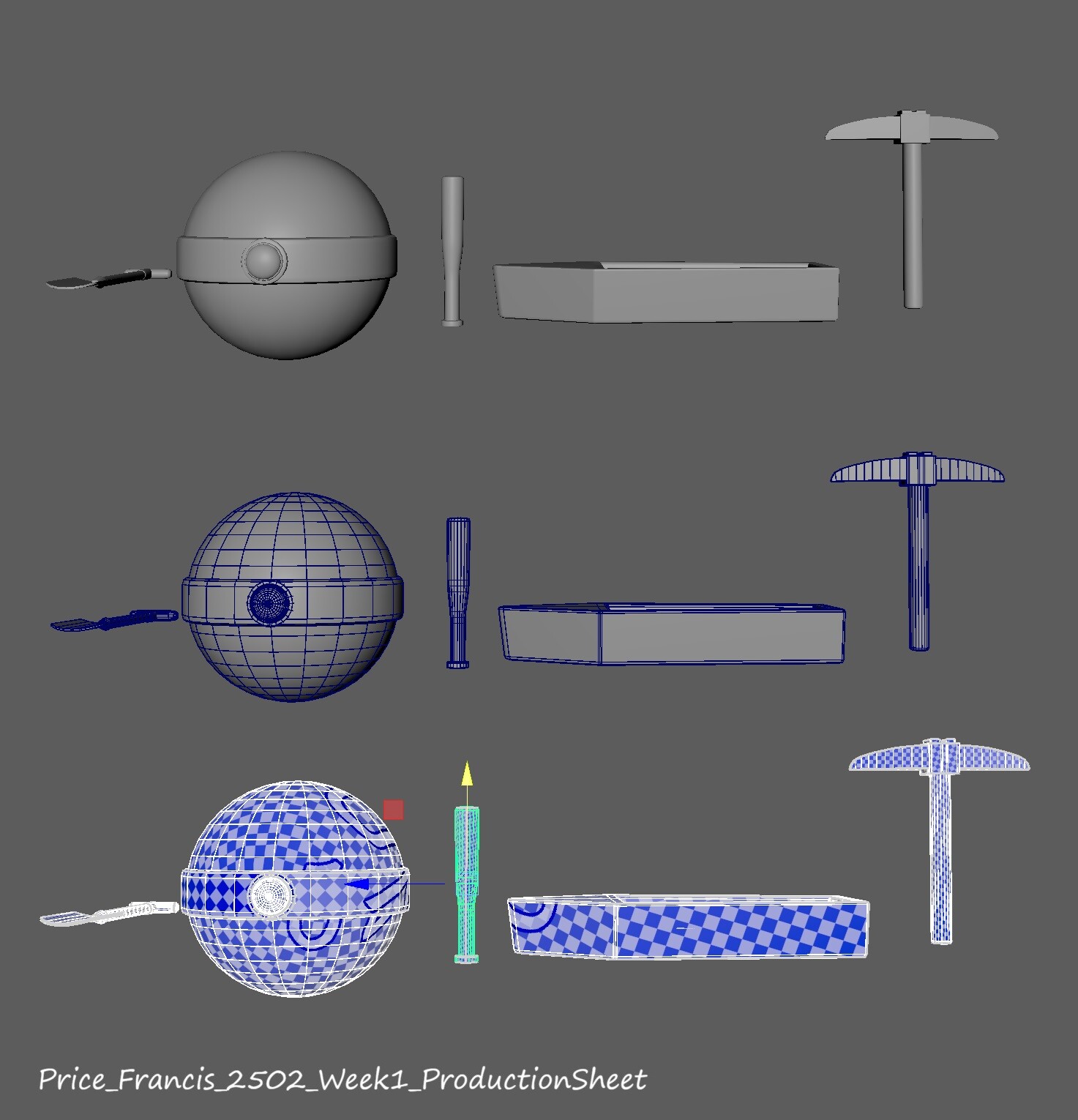 ArtStation - Week 2 Production Sheet