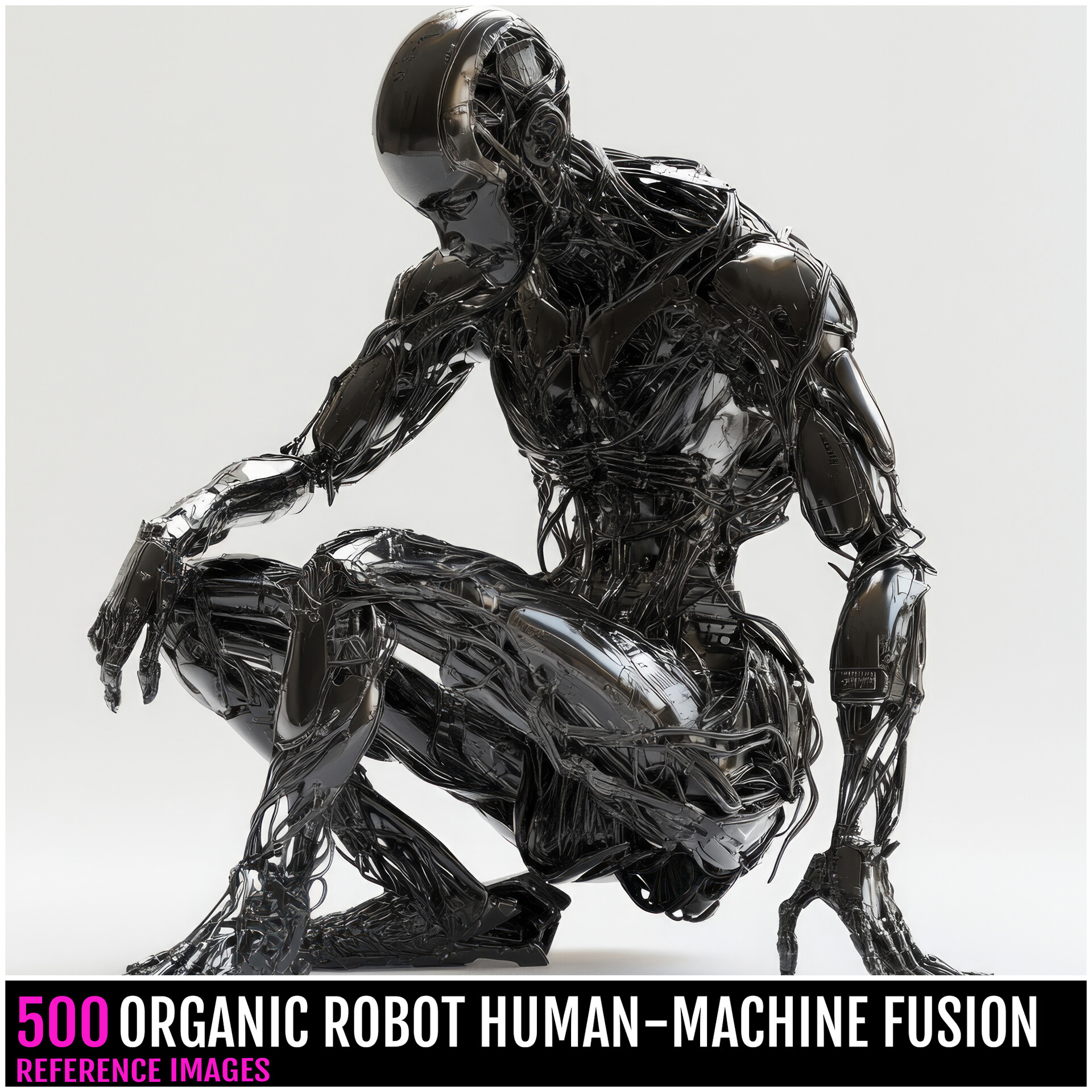 ArtStation - 500 ORGANIC ROBOT HUMAN-MACHINE FUSION