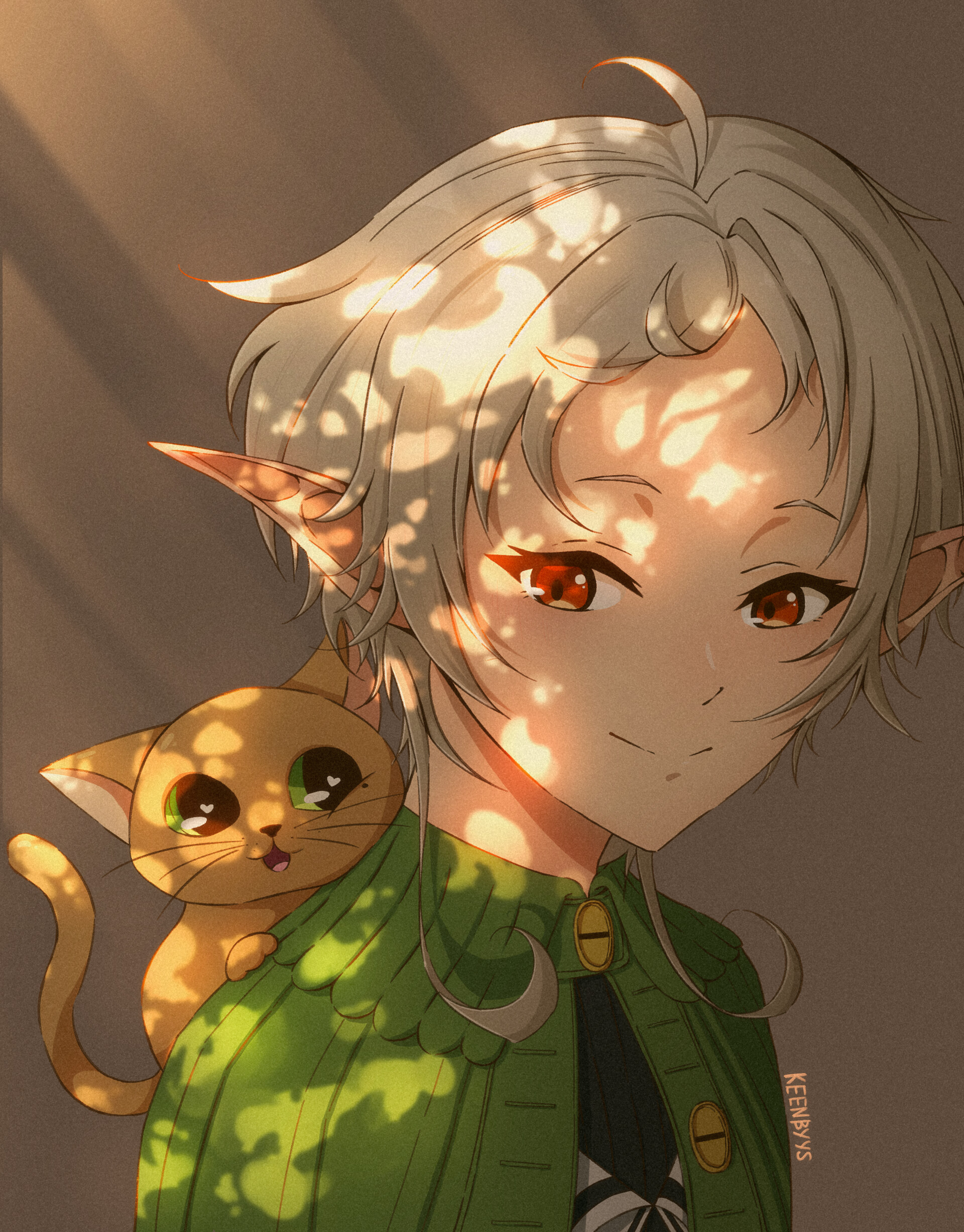 ArtStation - Sylphiette and Rudeus (cat) | Mushoku Tensei: Isekai ...