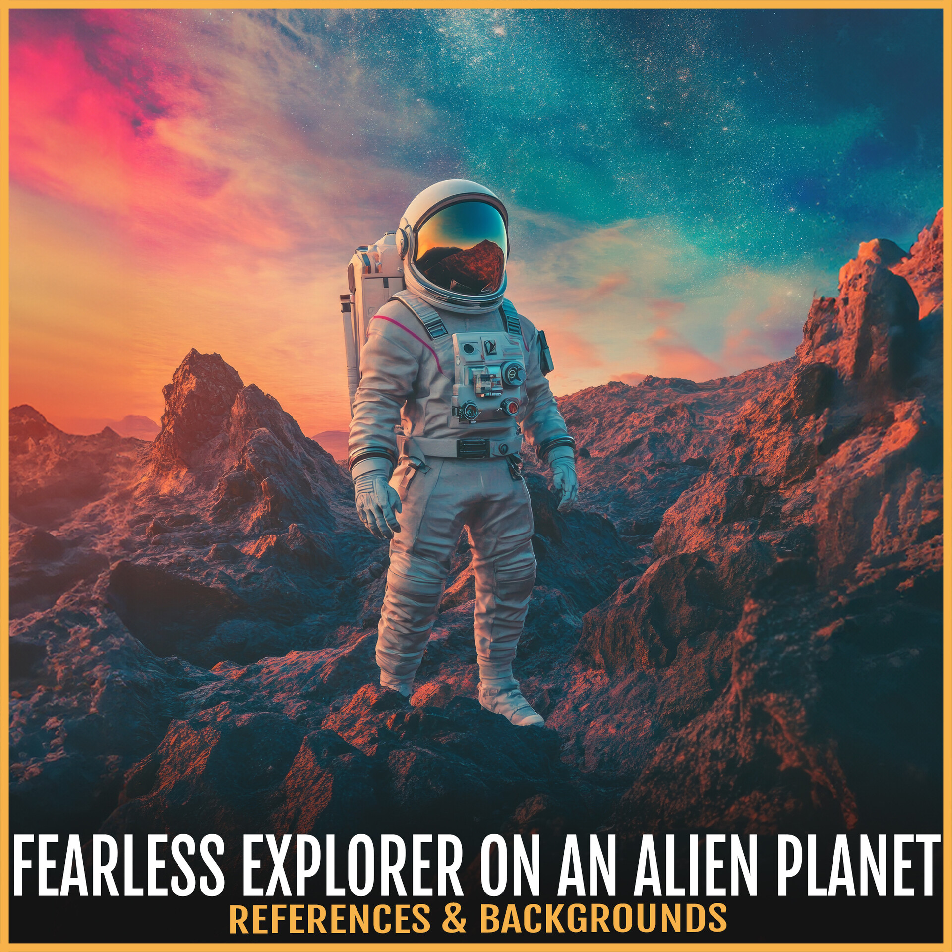 ArtStation - 505 fearless explorer on an alien planet