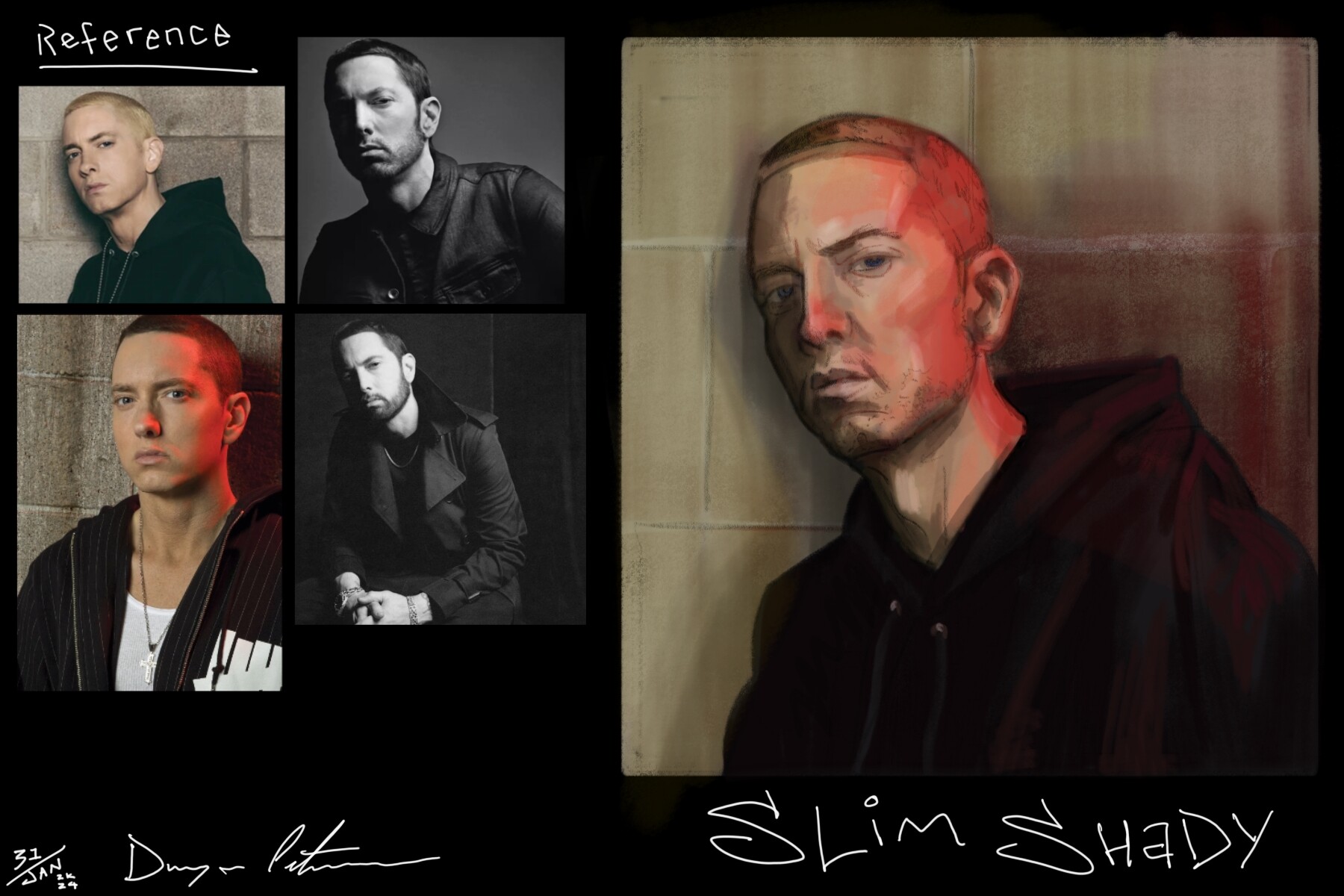 ArtStation - Eminem - Marshall Mathers - Fan art