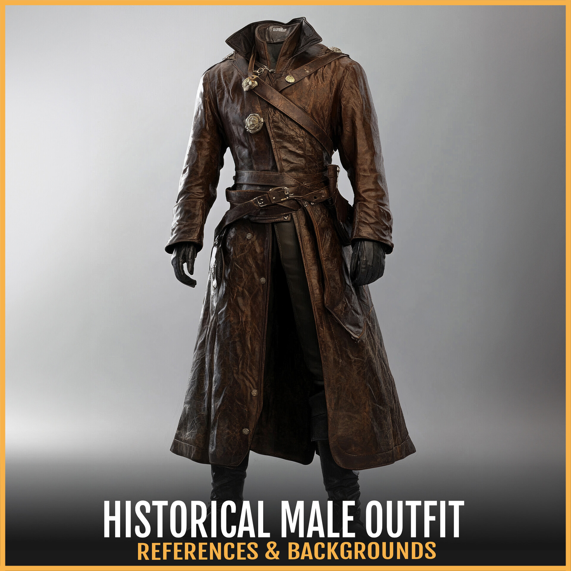 ArtStation - 505 Historical Male Outfit
