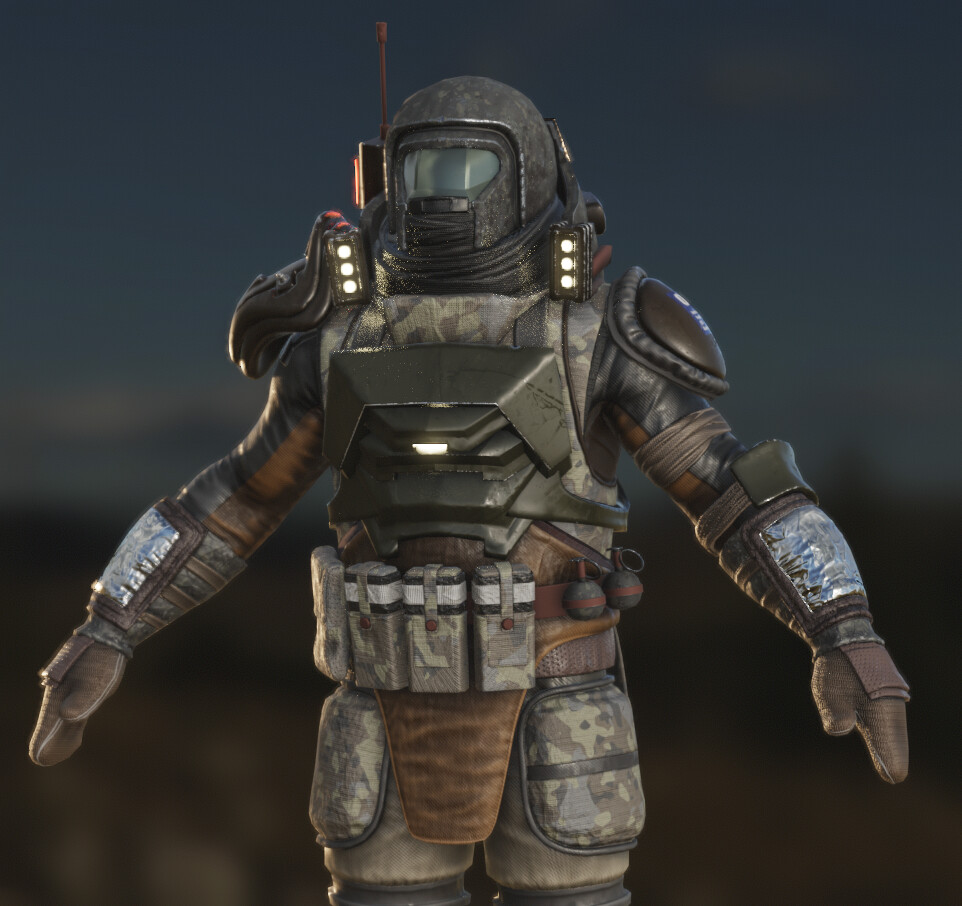 Omar Tarek - 2-week speedrun game character - EOD soldier