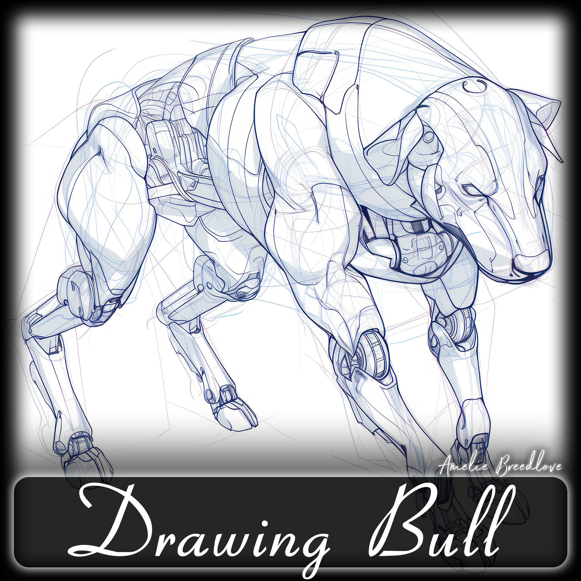 ArtStation - 300 Drawing Bull Reference Pack | 4K | v.3