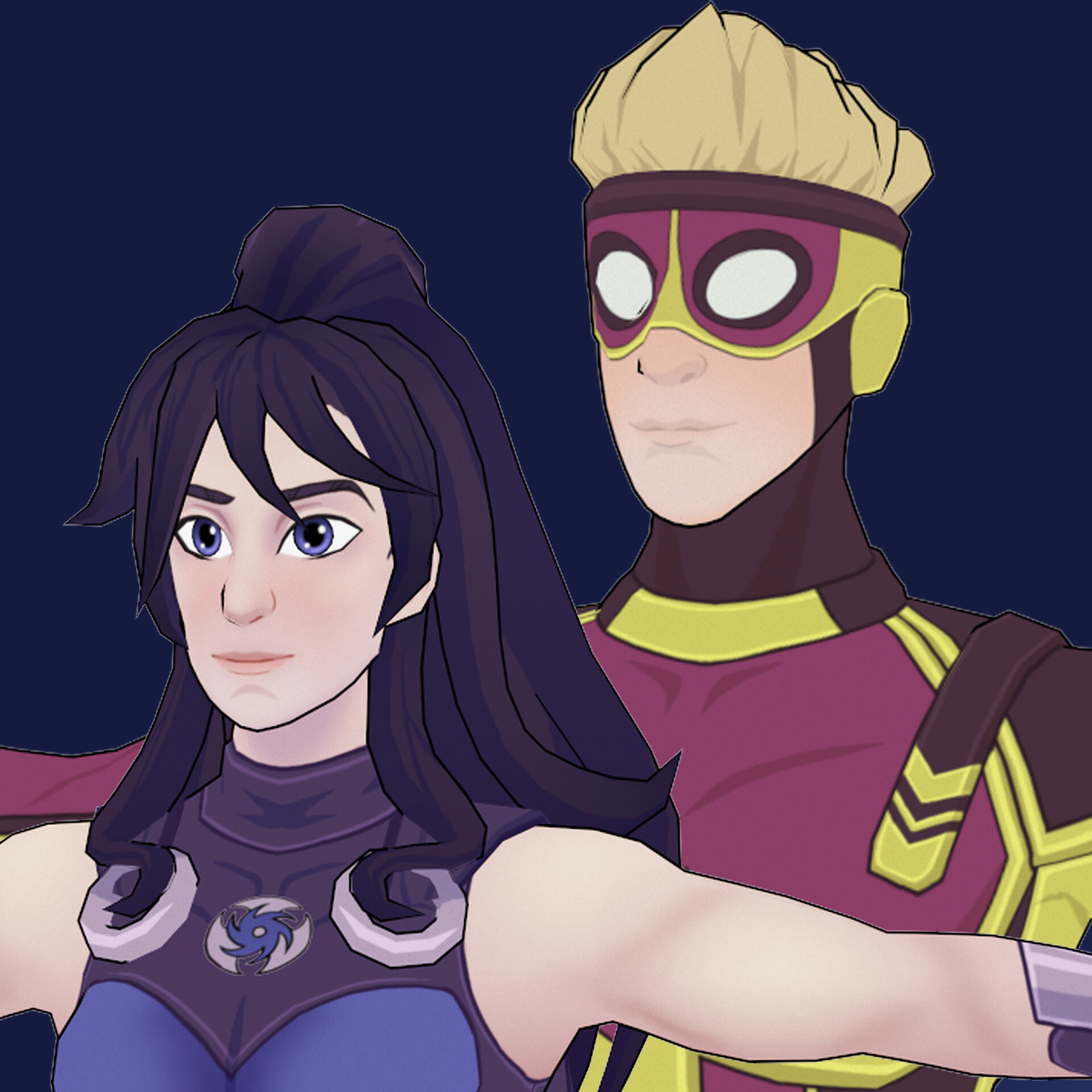 ArtStation - Stylized Superhero Characters 3D