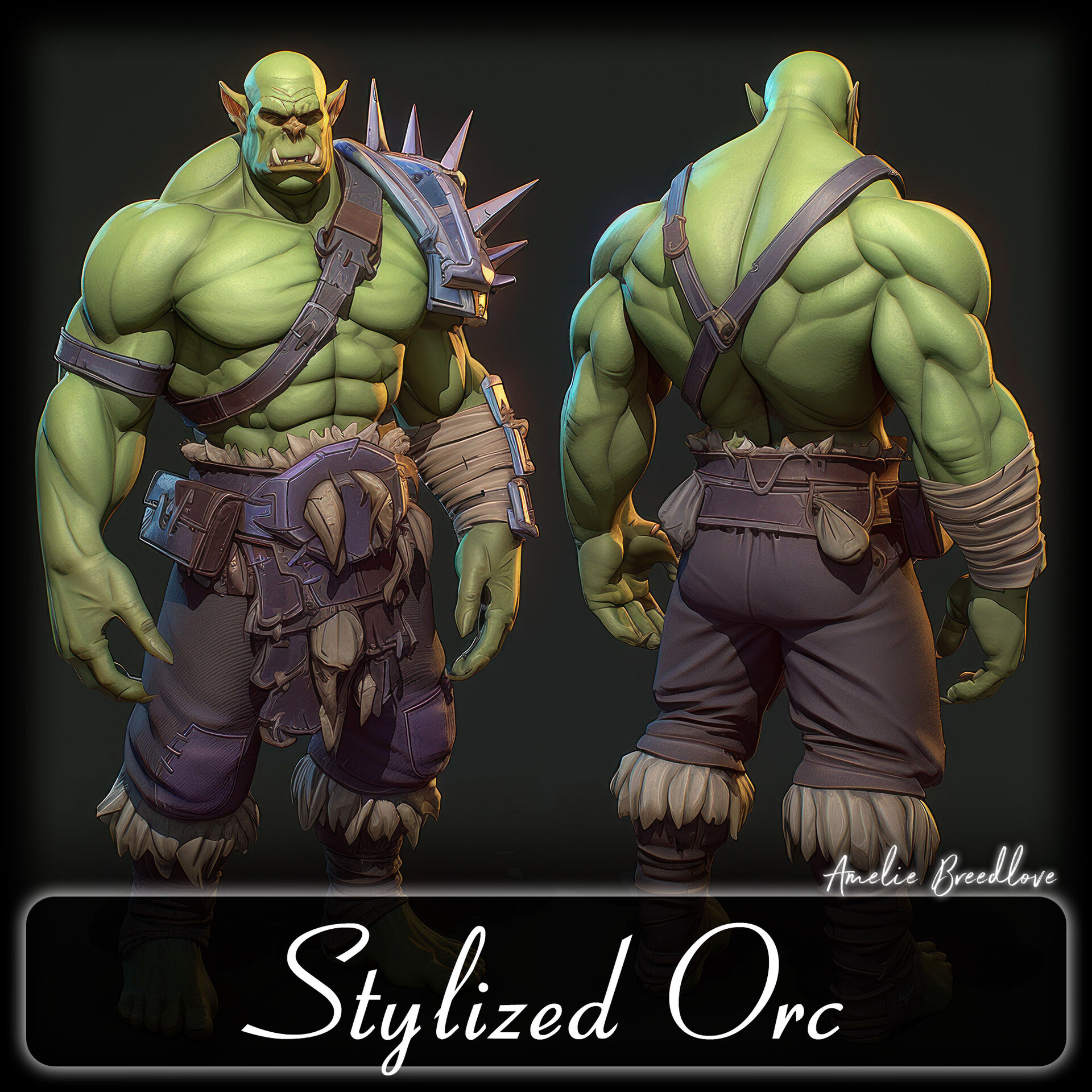 ArtStation - 200 Stylized Orc Reference Pack | 4K | v.1
