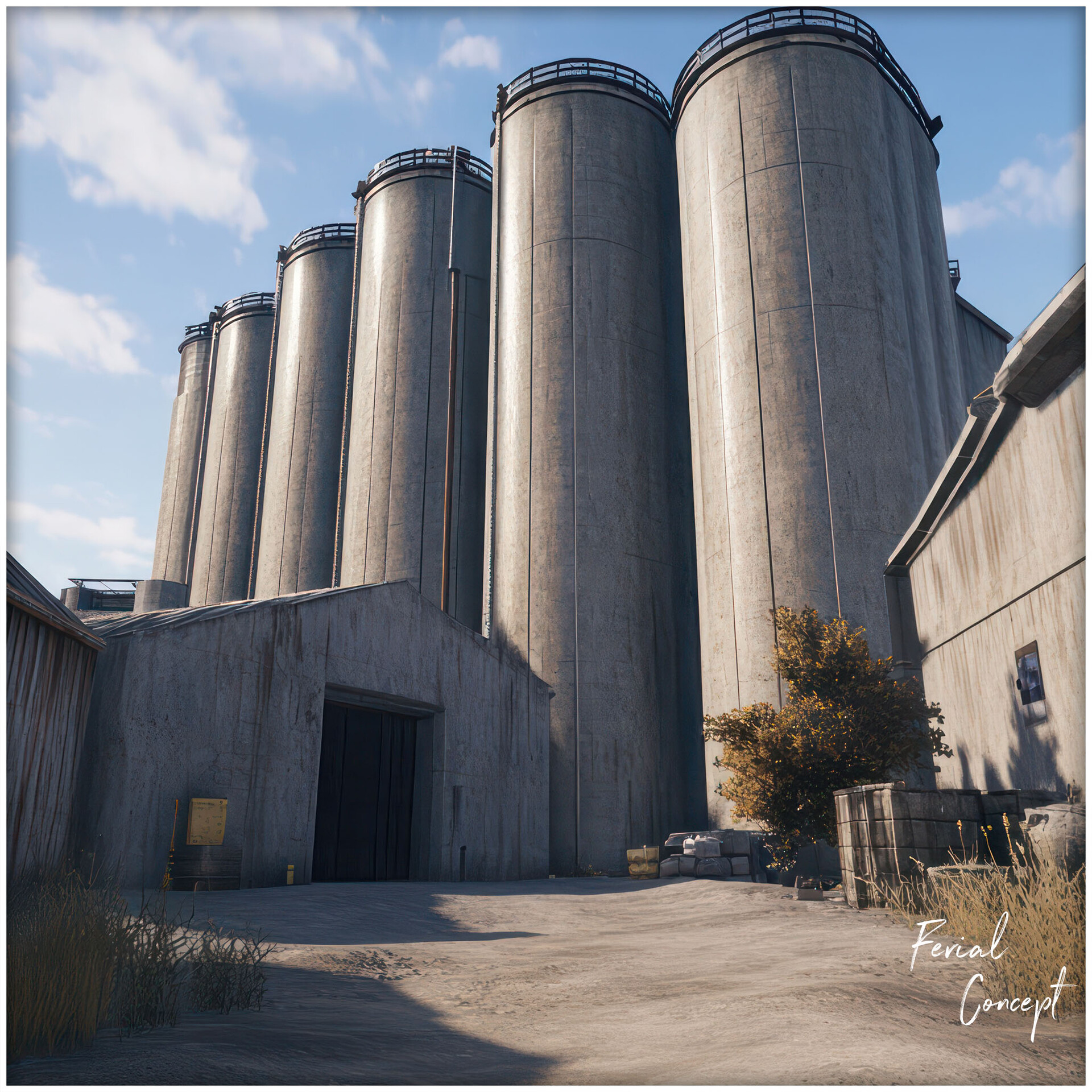 ArtStation - 🔹260 Silo - Exterior Reference Image Pack v.85 |4K|