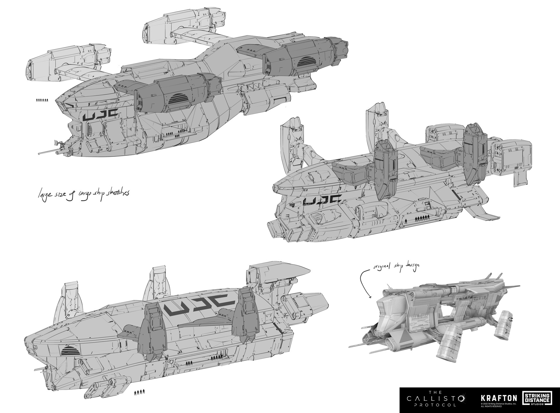 Longque Chen - The Callisto Protocol - TCP UJC Cargo Ship Concept