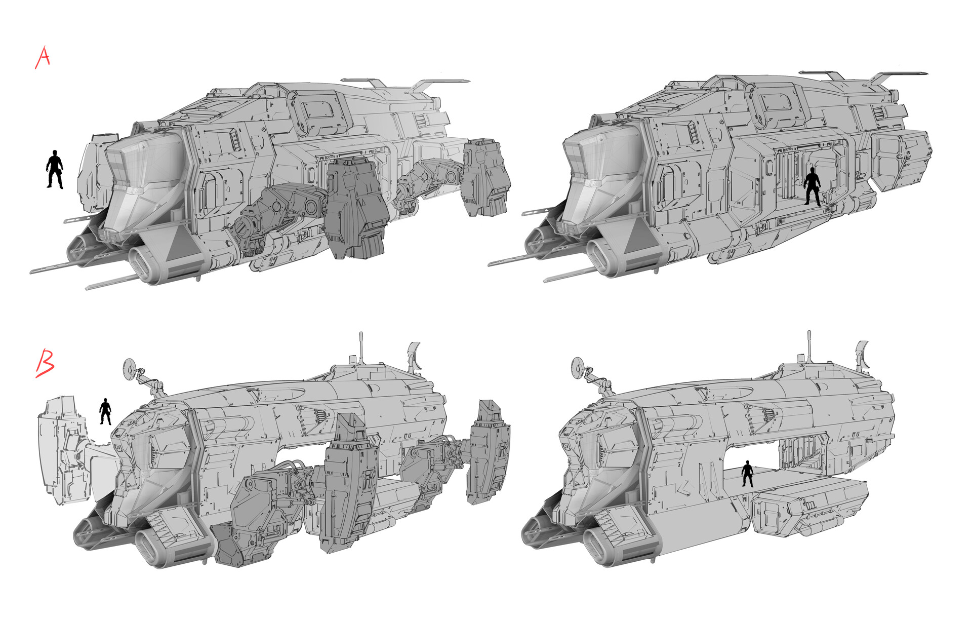 Longque Chen - The Callisto Protocol - TCP UJC Cargo Ship Concept