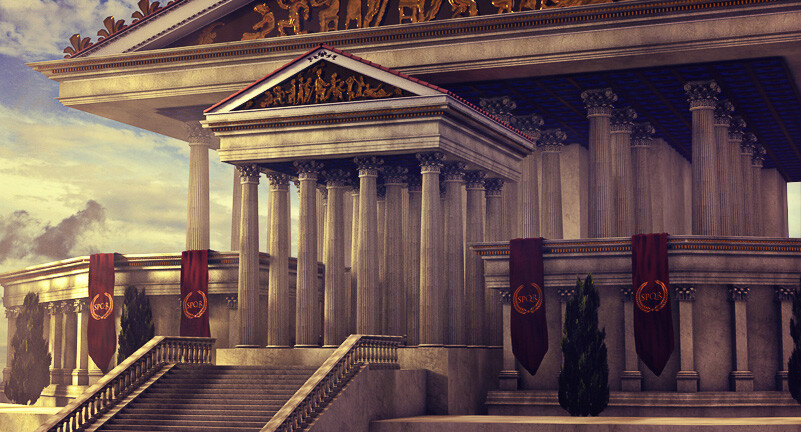 ArtStation - Temple of Jupiter Optimus Max Capitolinus