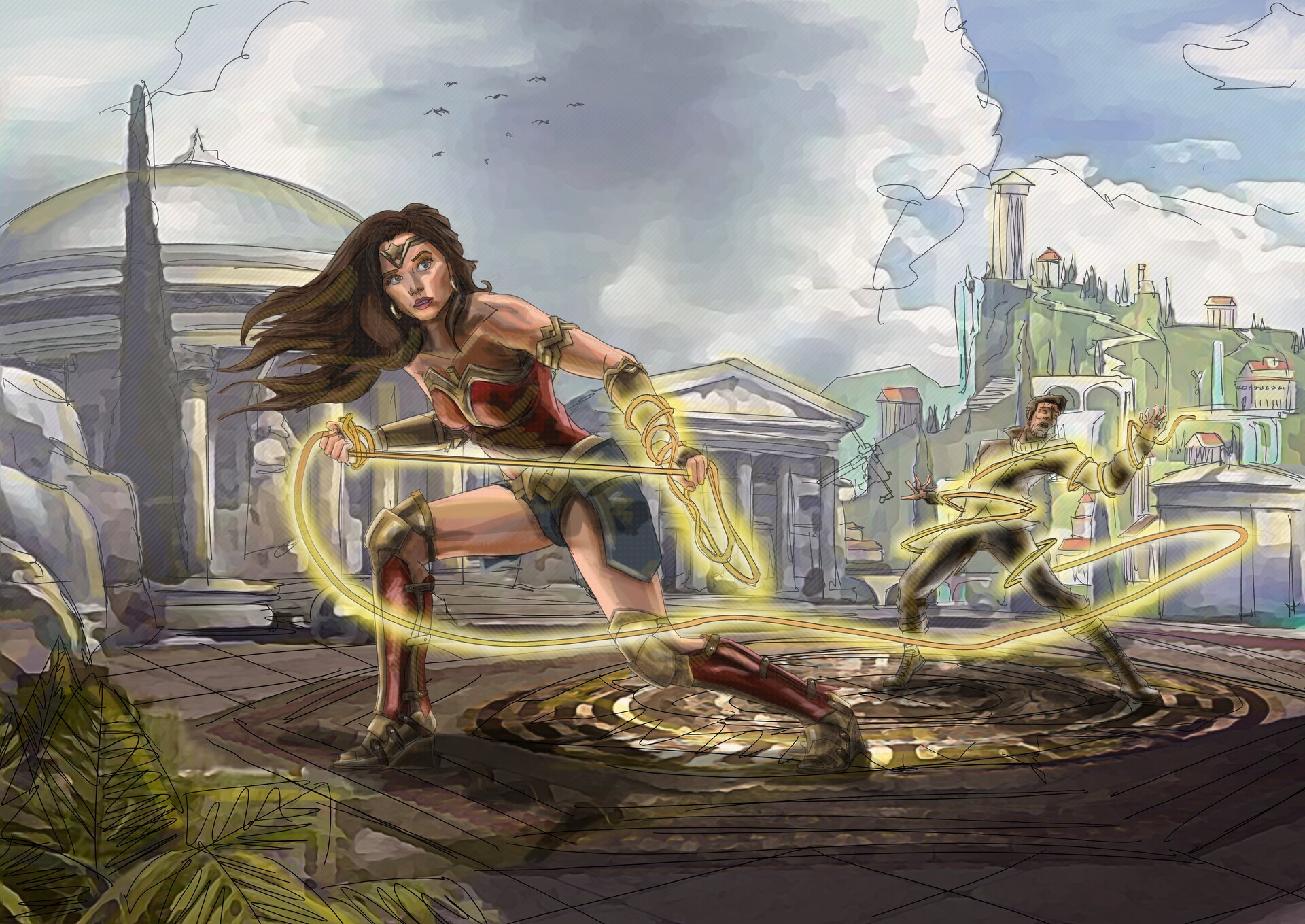 ArtStation - Wonder Woman -Fan art