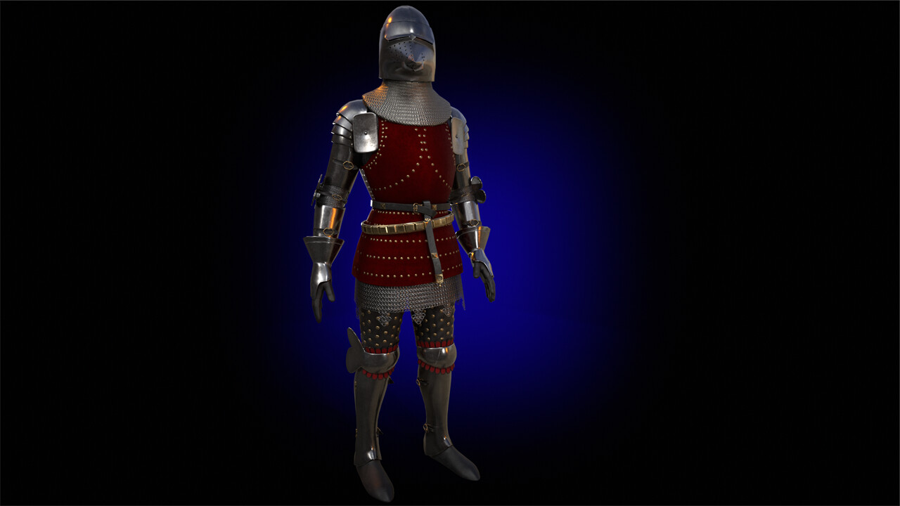 ArtStation - Modular early 15th century armour