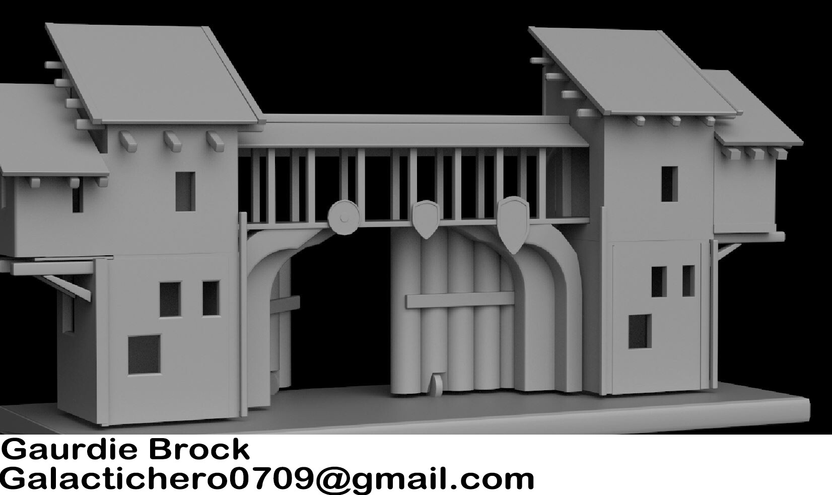 ArtStation - Medieval Gate