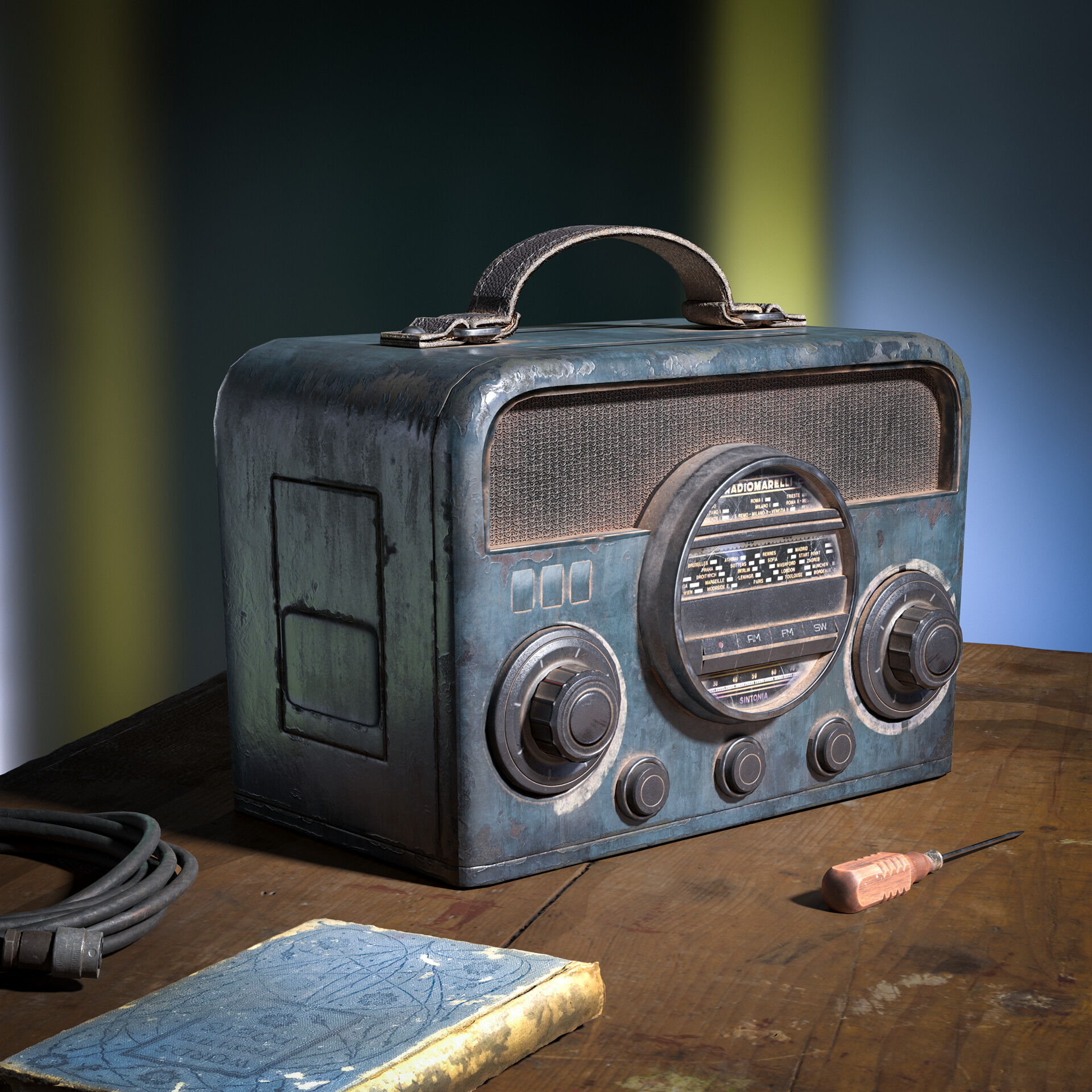 ArtStation - Old Radio