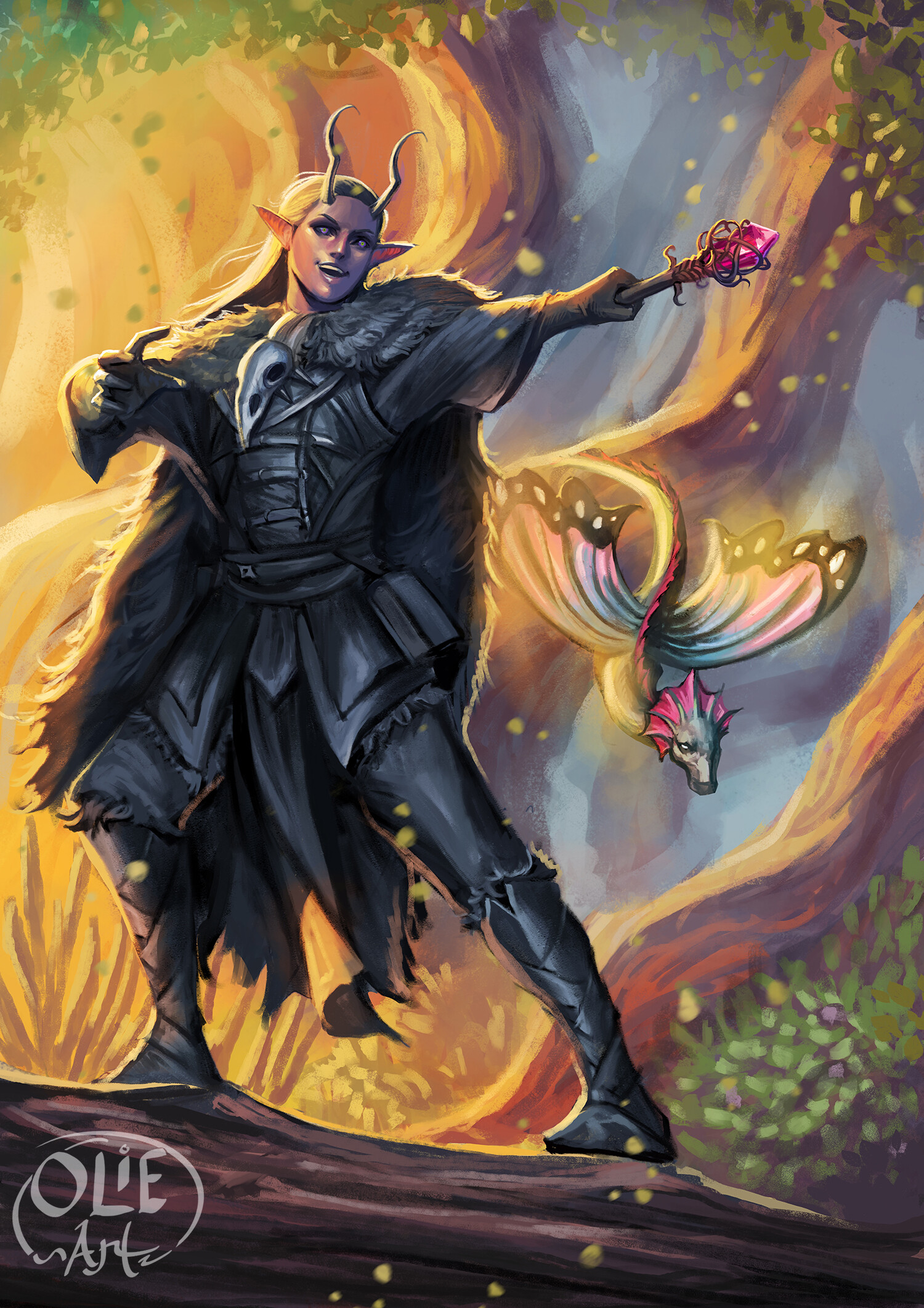 ArtStation - Kychar, Archfey Patron Warlock