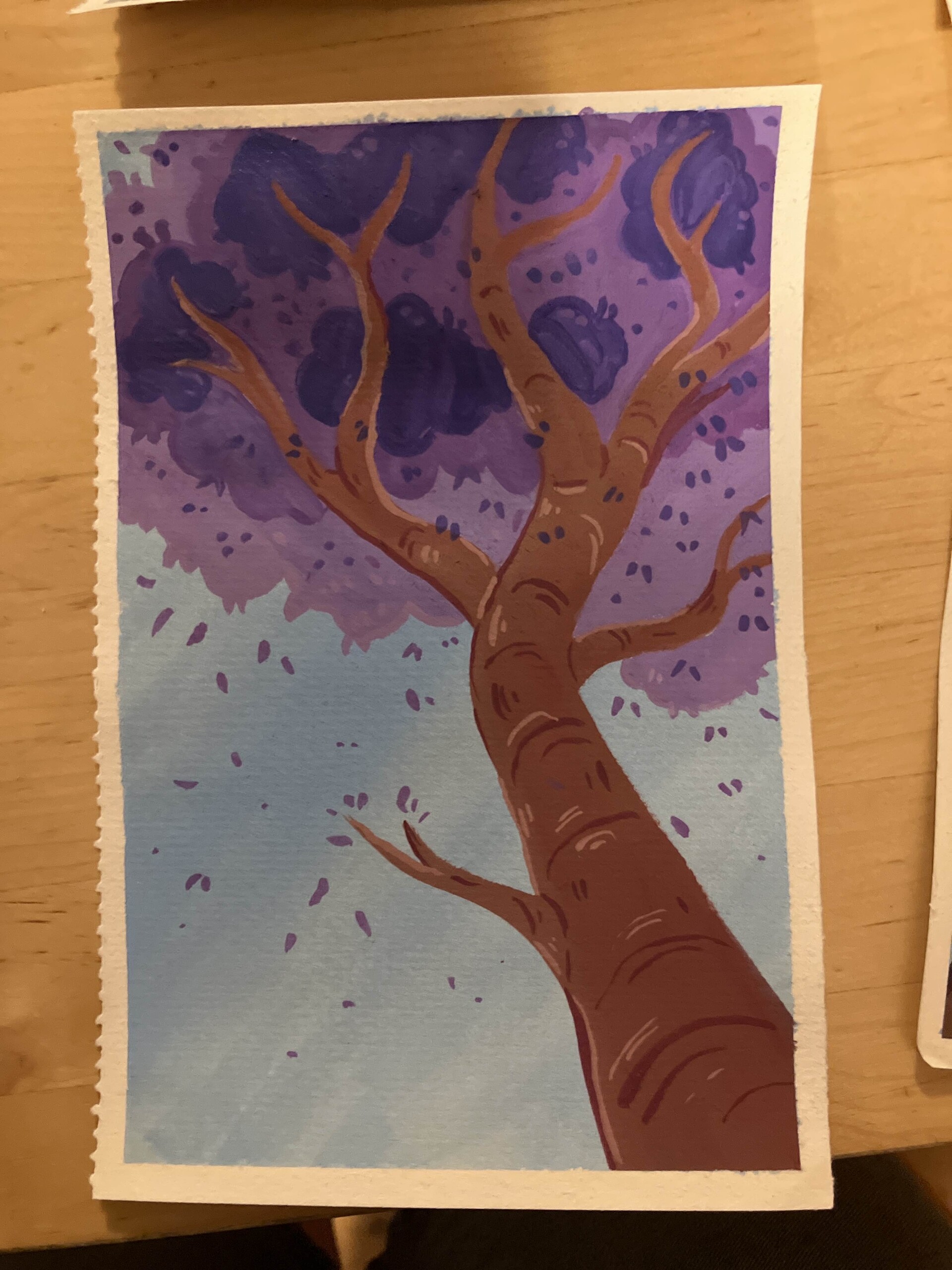 ArtStation - Gouache Trees