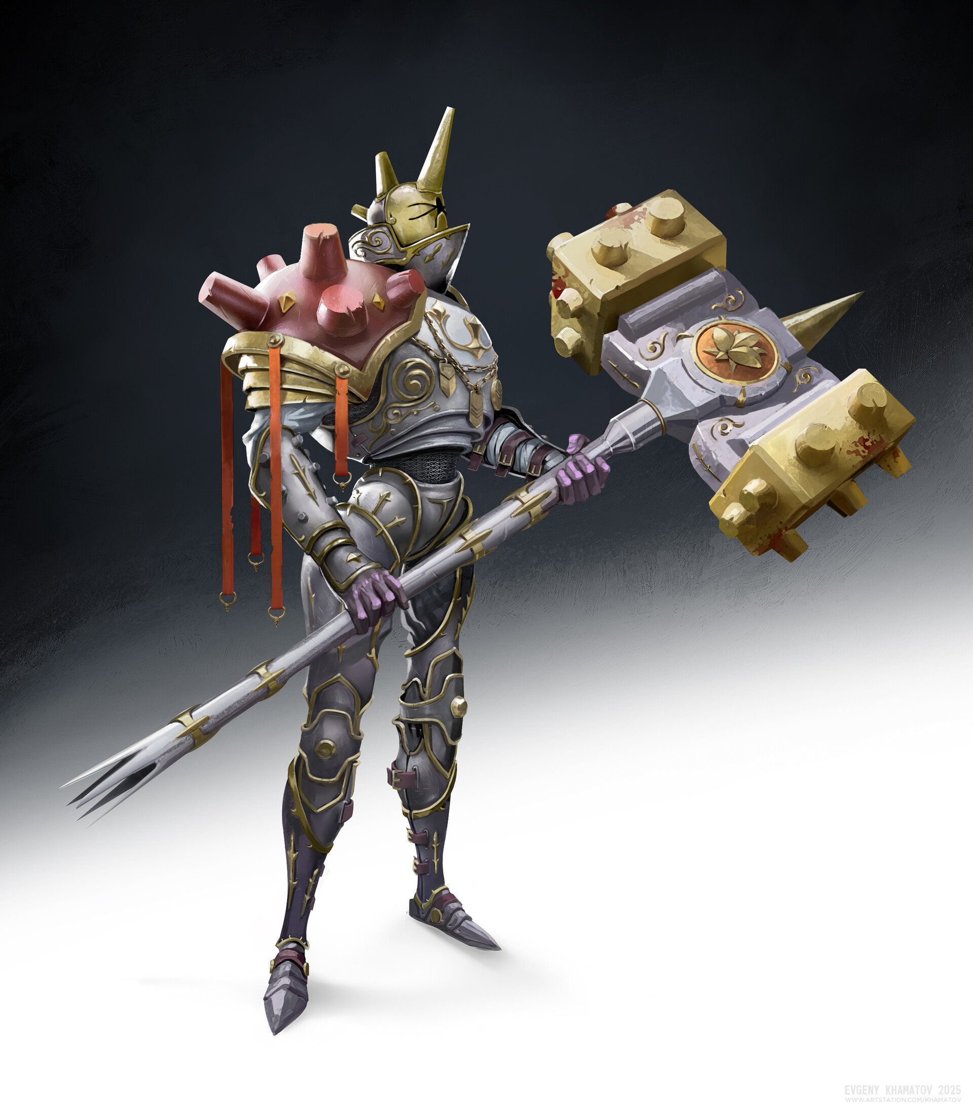 ArtStation - Knight with a hammer