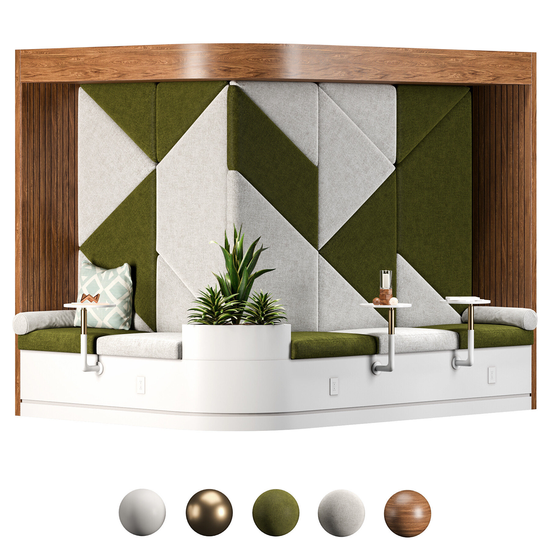 ArtStation - Restaurant And Office Soft Seating 11 #softseating # ...