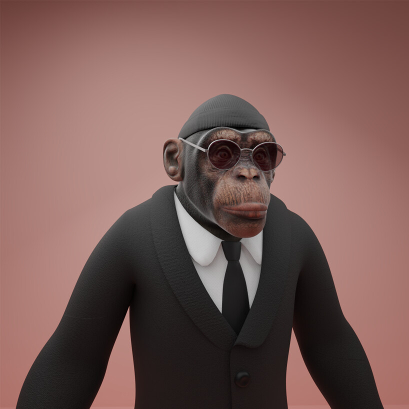 ArtStation - Monkey Mafia 3D Character